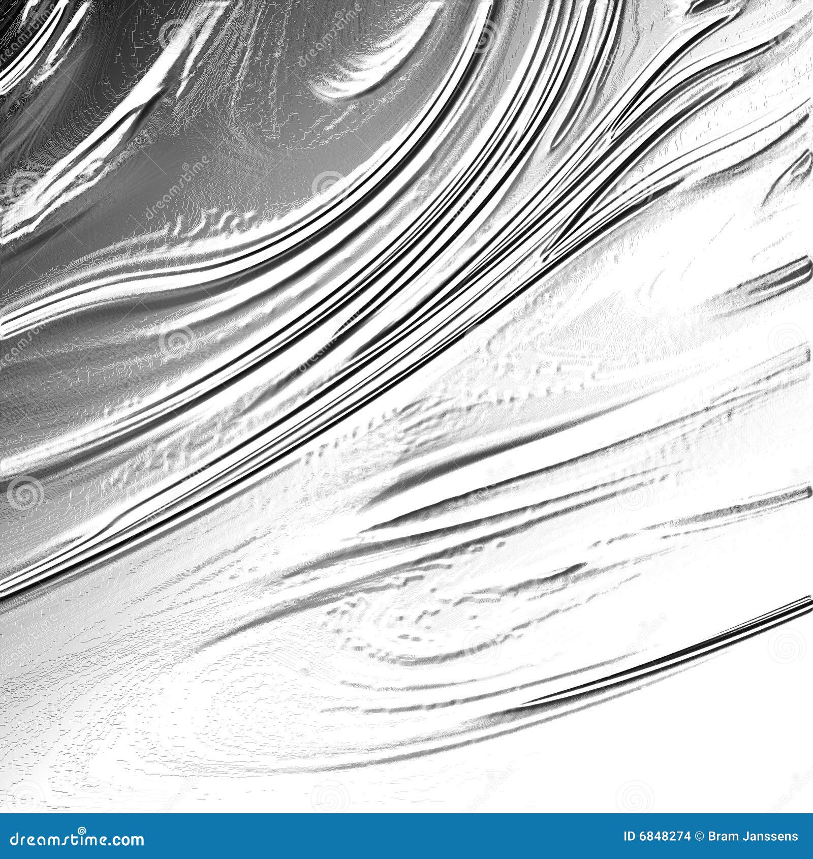 Liquid Silver And Black Metal Abstract Background. Liquid Marble ...