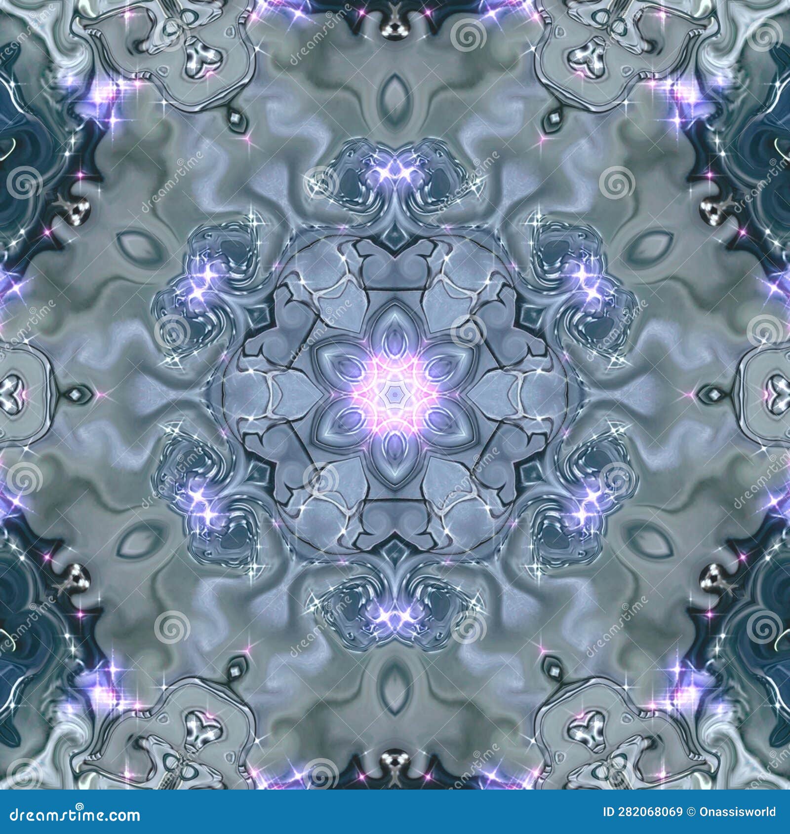 Liquid Silver Abstract Background Shapes Textures and Blurs Stock ...