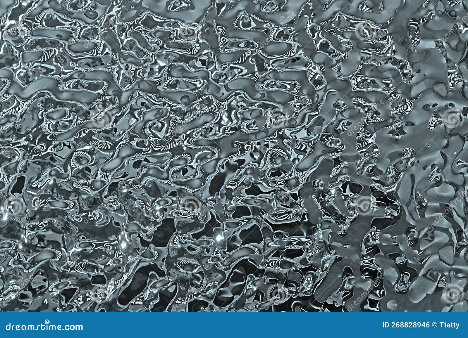 Liquid Silver Pattern Background Stock Photo - Image of close ...