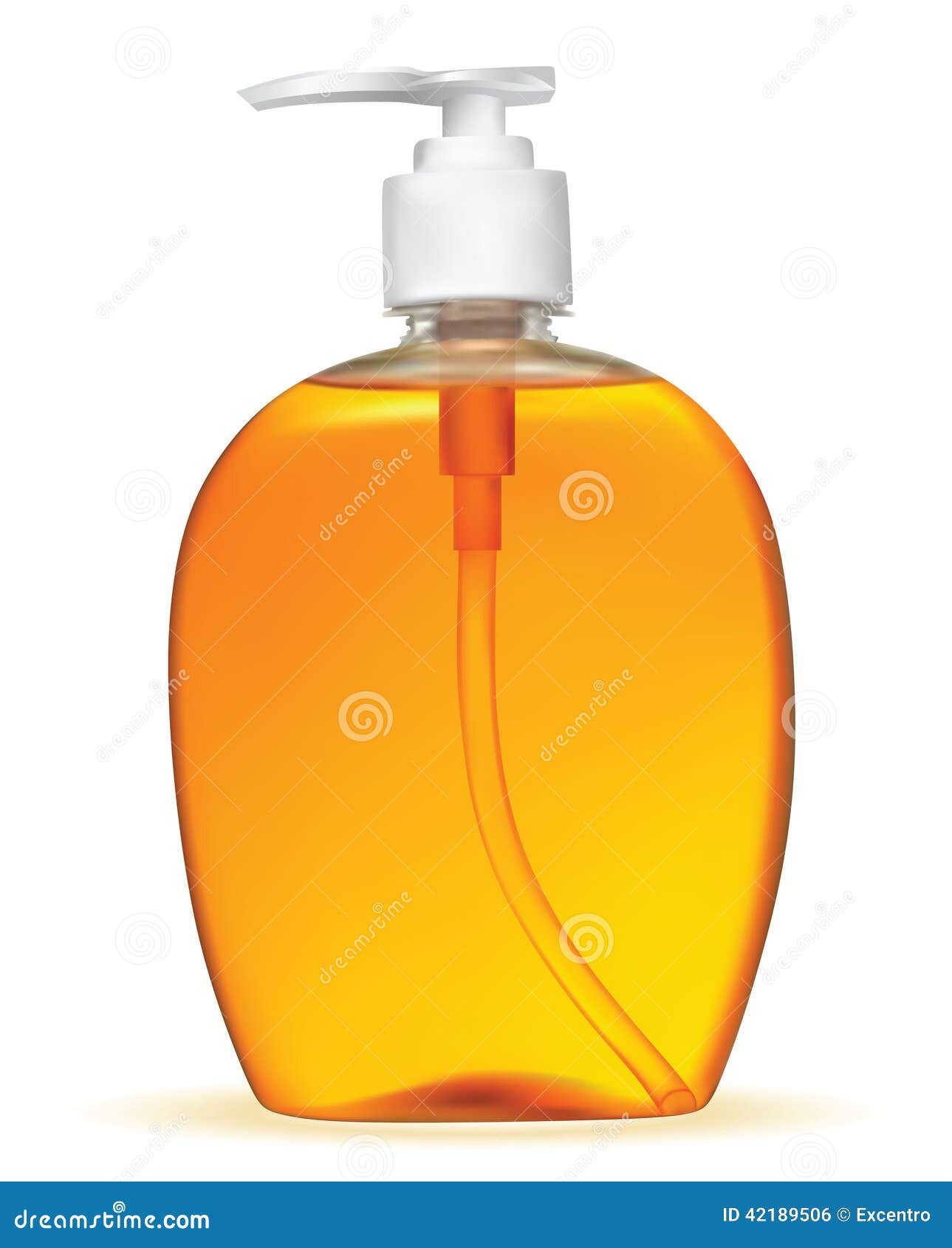 Liquid soap stock vector. Illustration of kitchen, bottle - 42189506