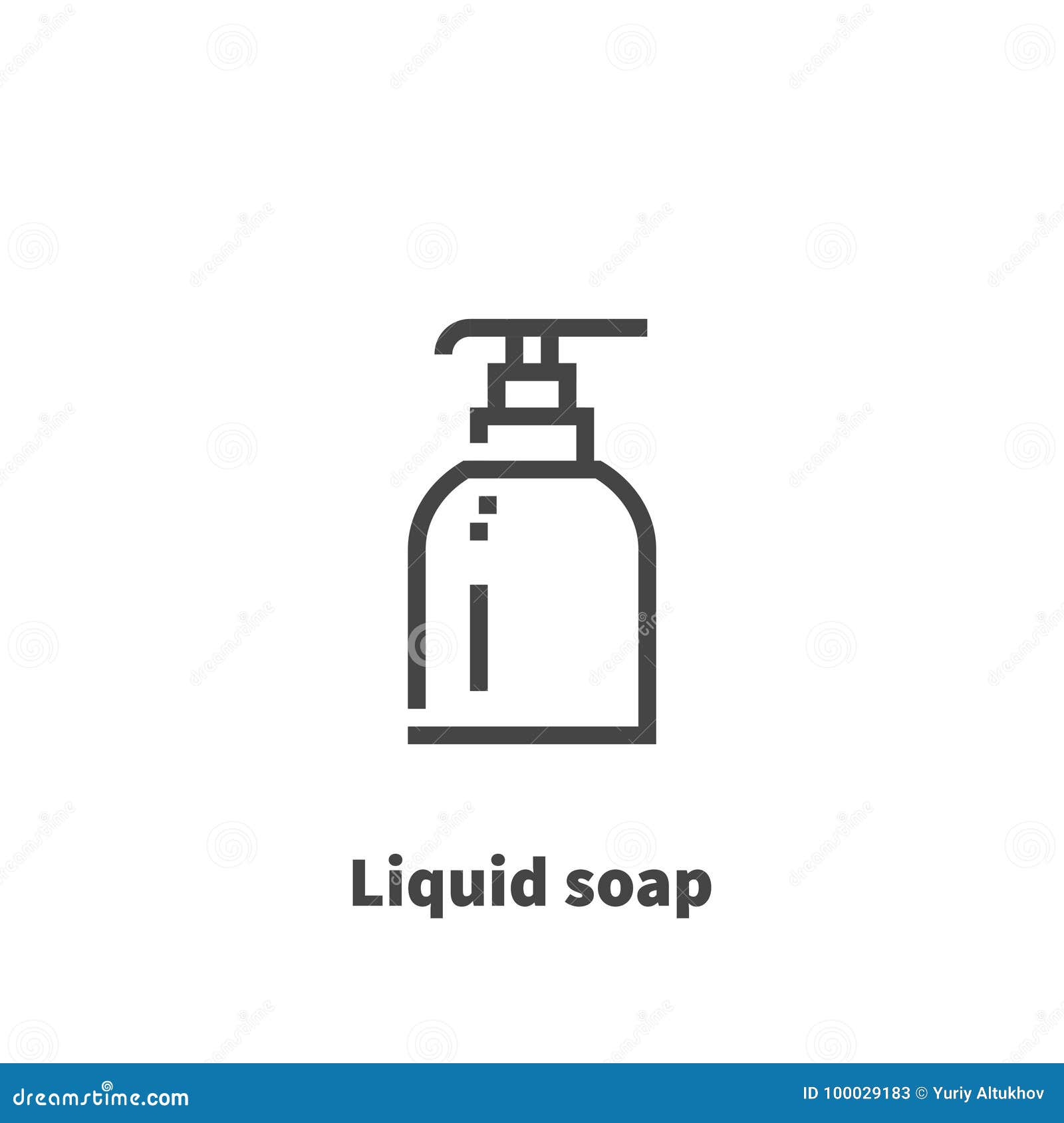 Liquid Soap Icon, Vector Symbol. Stock Vector - Illustration of care ...