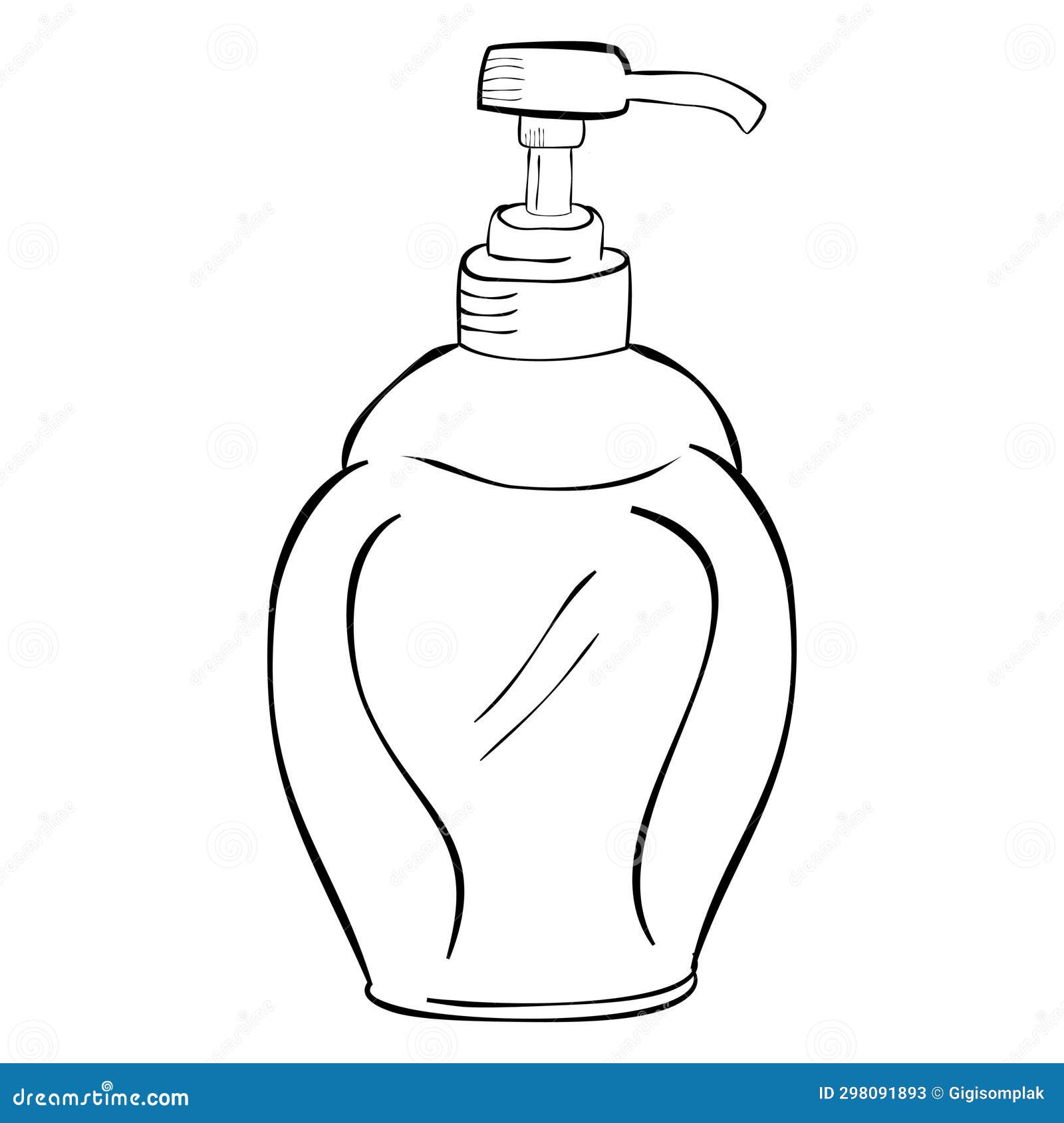 Liquid Soap, Simple Vector Hand Draw Doodle Sketch Stock Vector ...