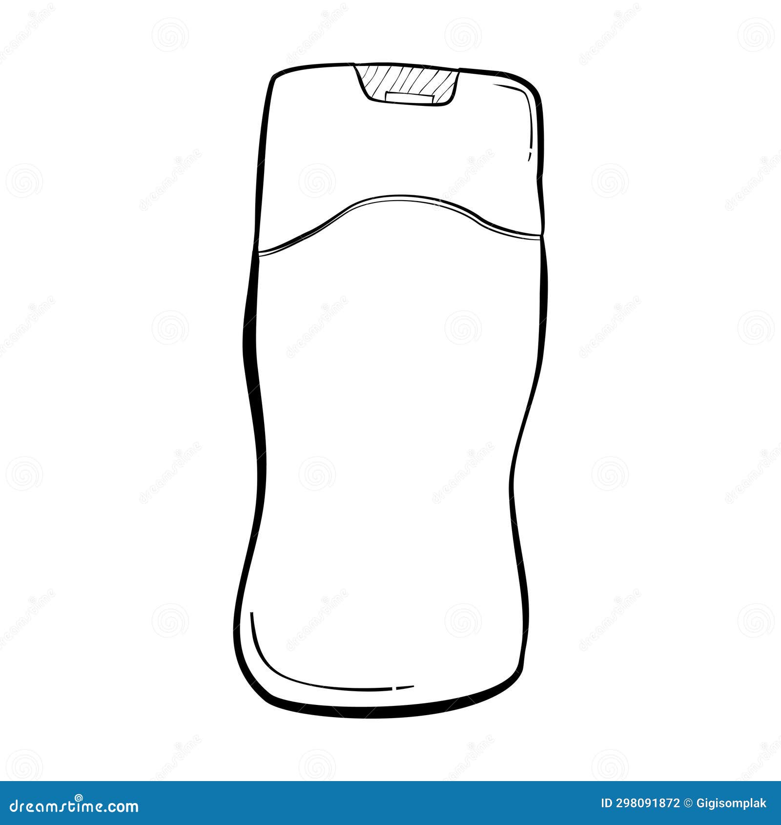 Simple Liquid Soap, Vector Hand Draw Doodle Sketch Stock Vector ...