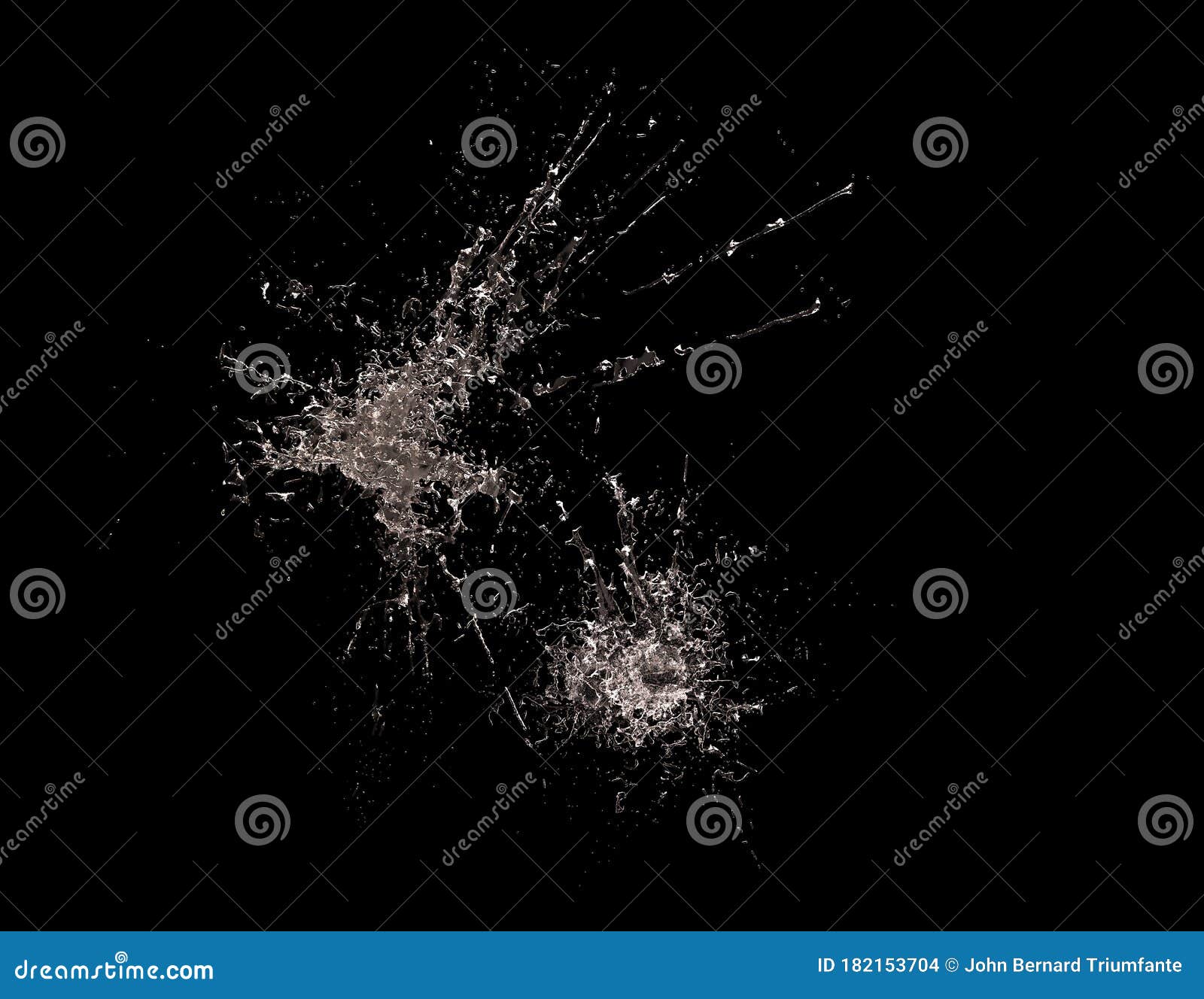 Liquid Splash Art On Black Background Royalty-Free Stock Image ...