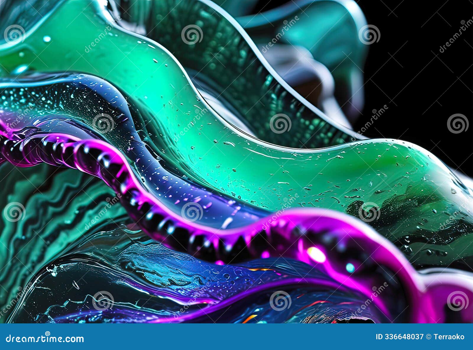 Liquid Stained Glass Texture, Abstract Creative Background Stock ...