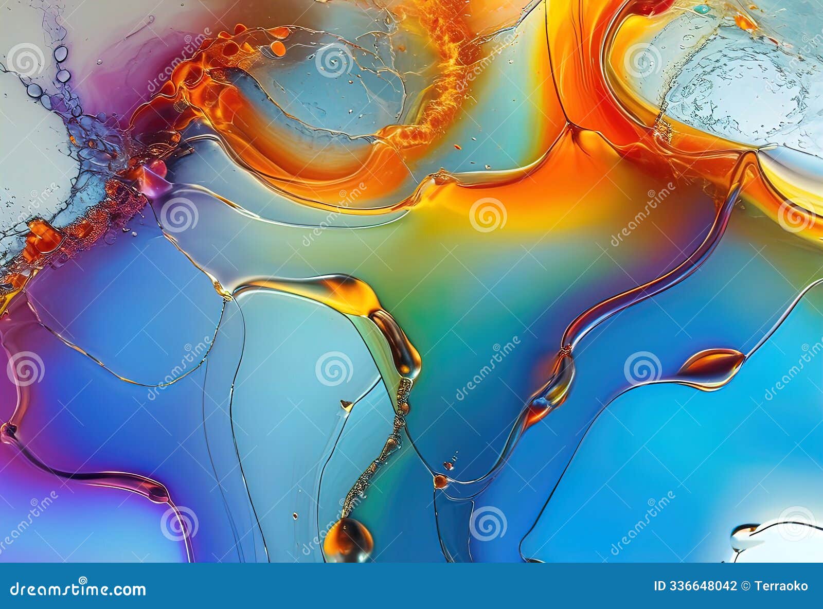 Liquid Stained Glass Texture, Abstract Creative Background Stock ...