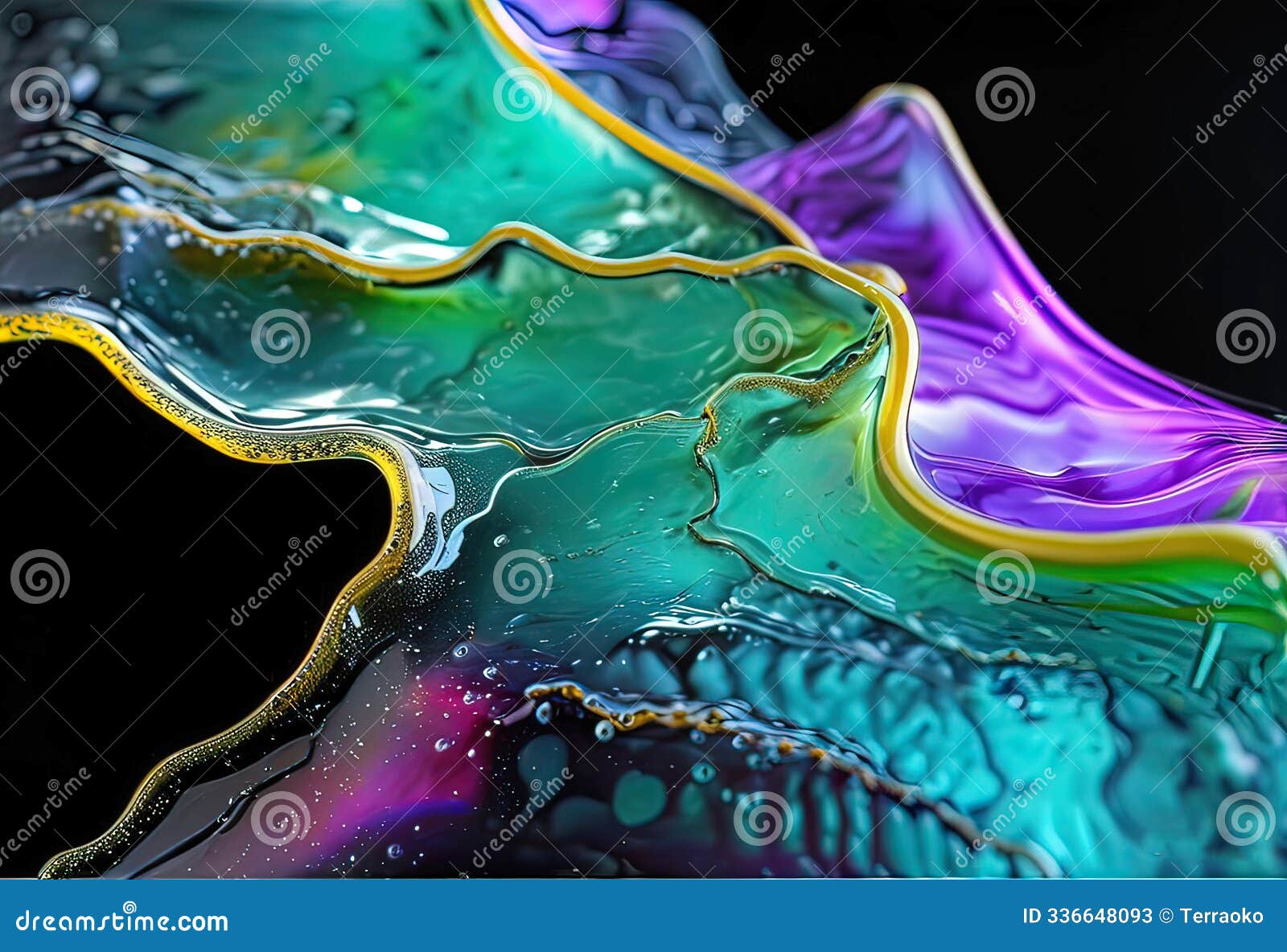 Liquid Stained Glass Texture, Abstract Creative Background Stock ...