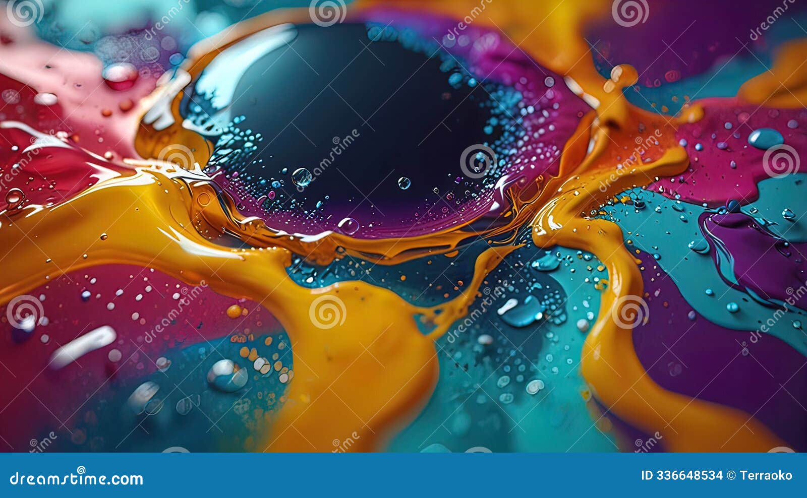 Liquid Stained Glass Texture, Abstract Creative Background Stock ...