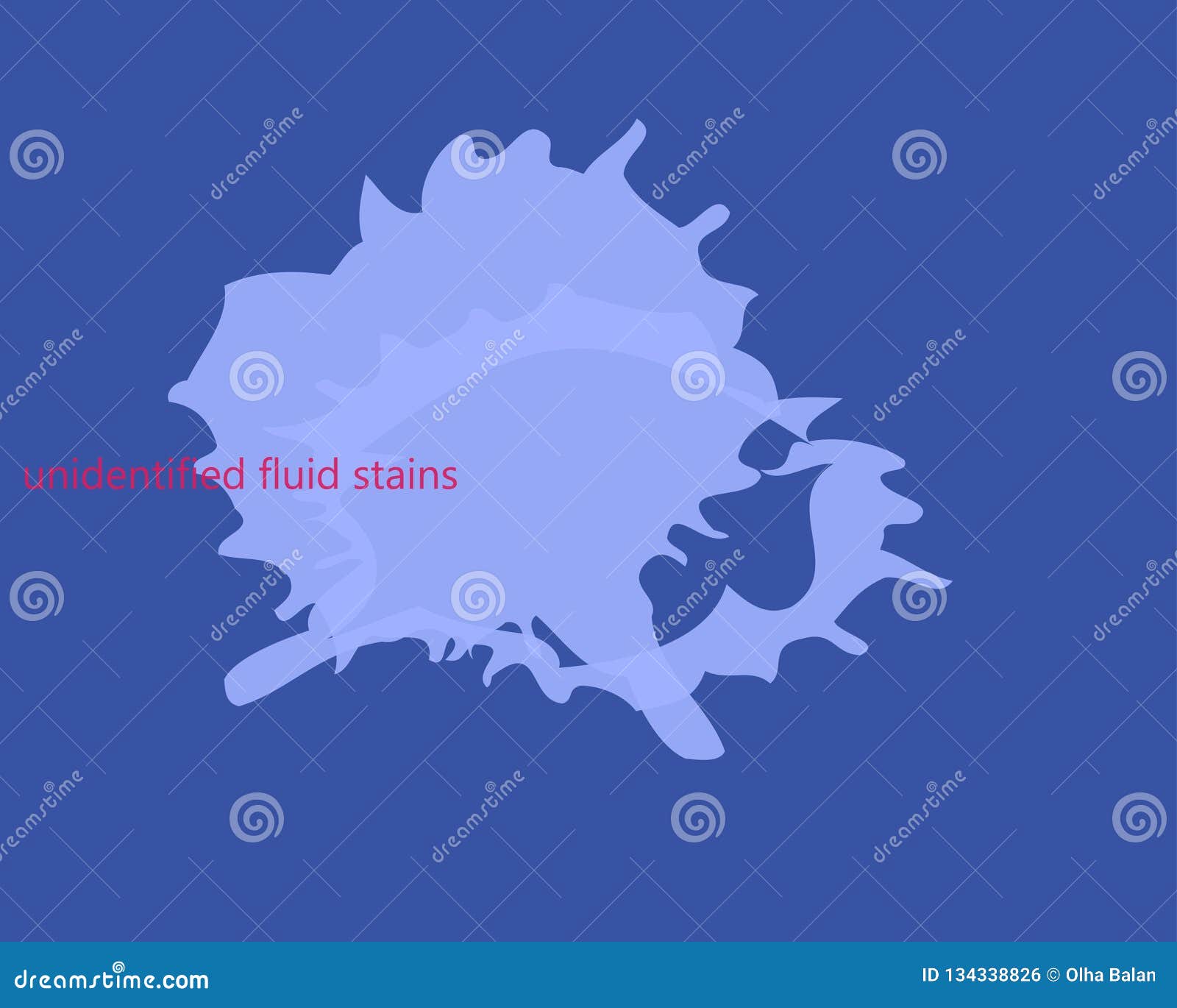 Liquid Stains Abstract Template Stock Vector - Illustration of blue ...