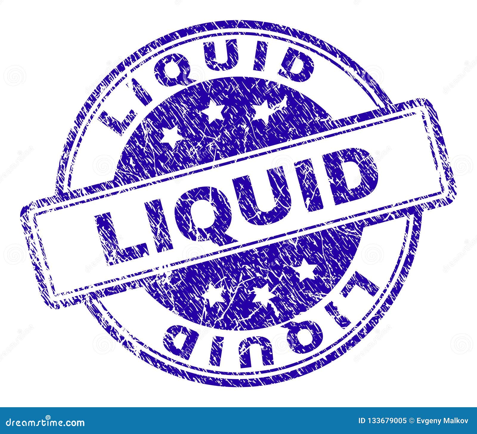 Grunge Textured LIQUID Stamp Seal Stock Vector - Illustration of vector ...