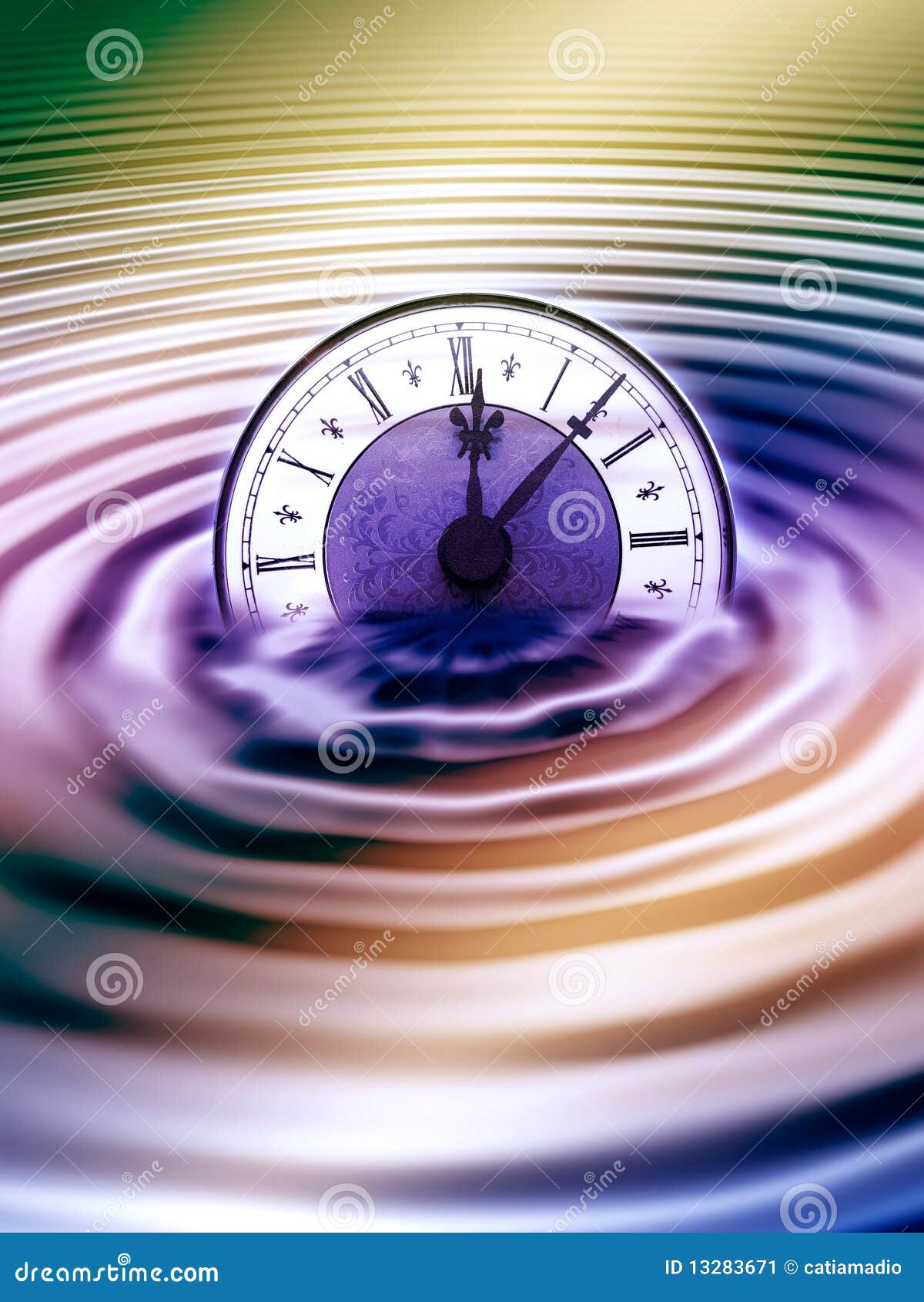 Liquid time stock illustration. Illustration of diving - 13283671