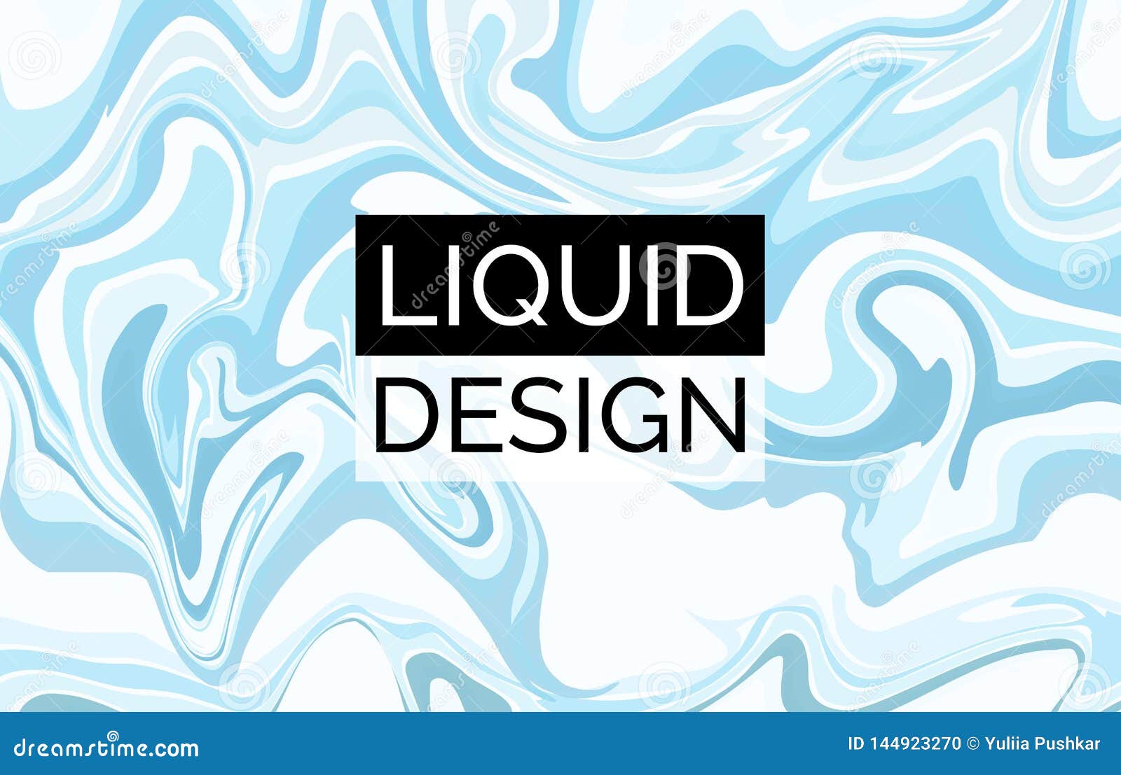 Liquid Vector Background. Abstract Light Blue Fluid Backdrop. for ...