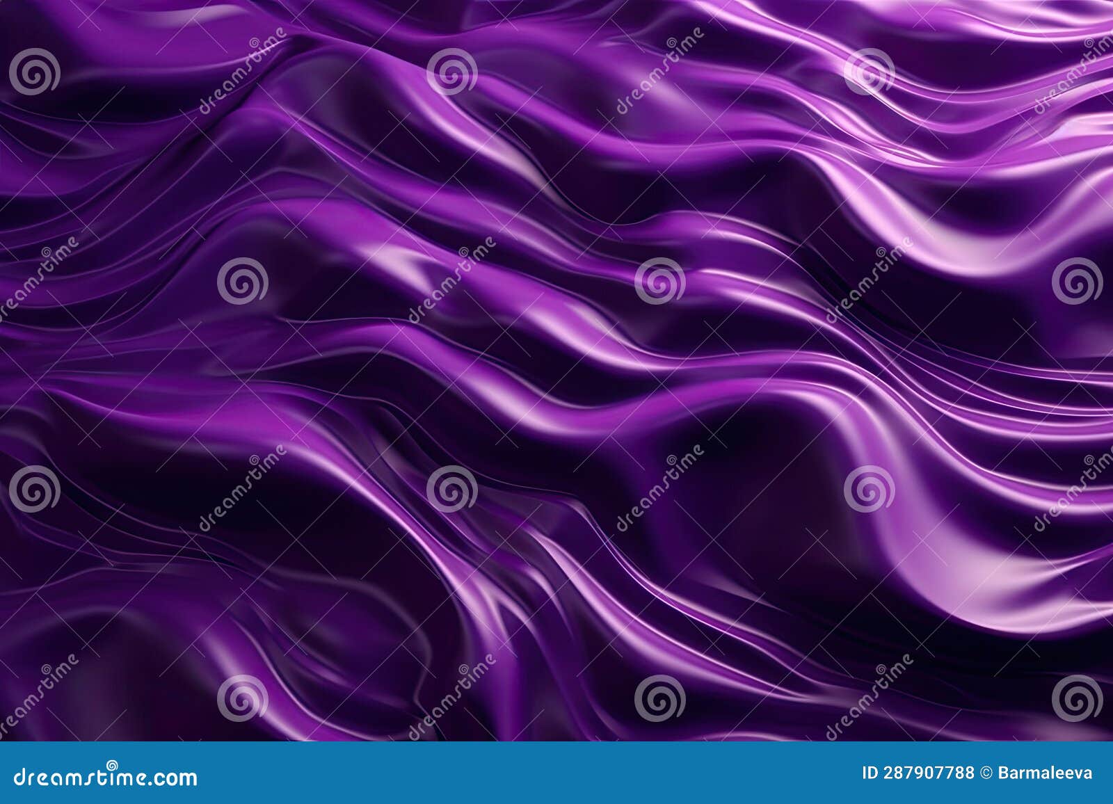 Liquid Violet Wavy Plastic Texture. Wrinkle Silicone Sheet Stock Photo ...
