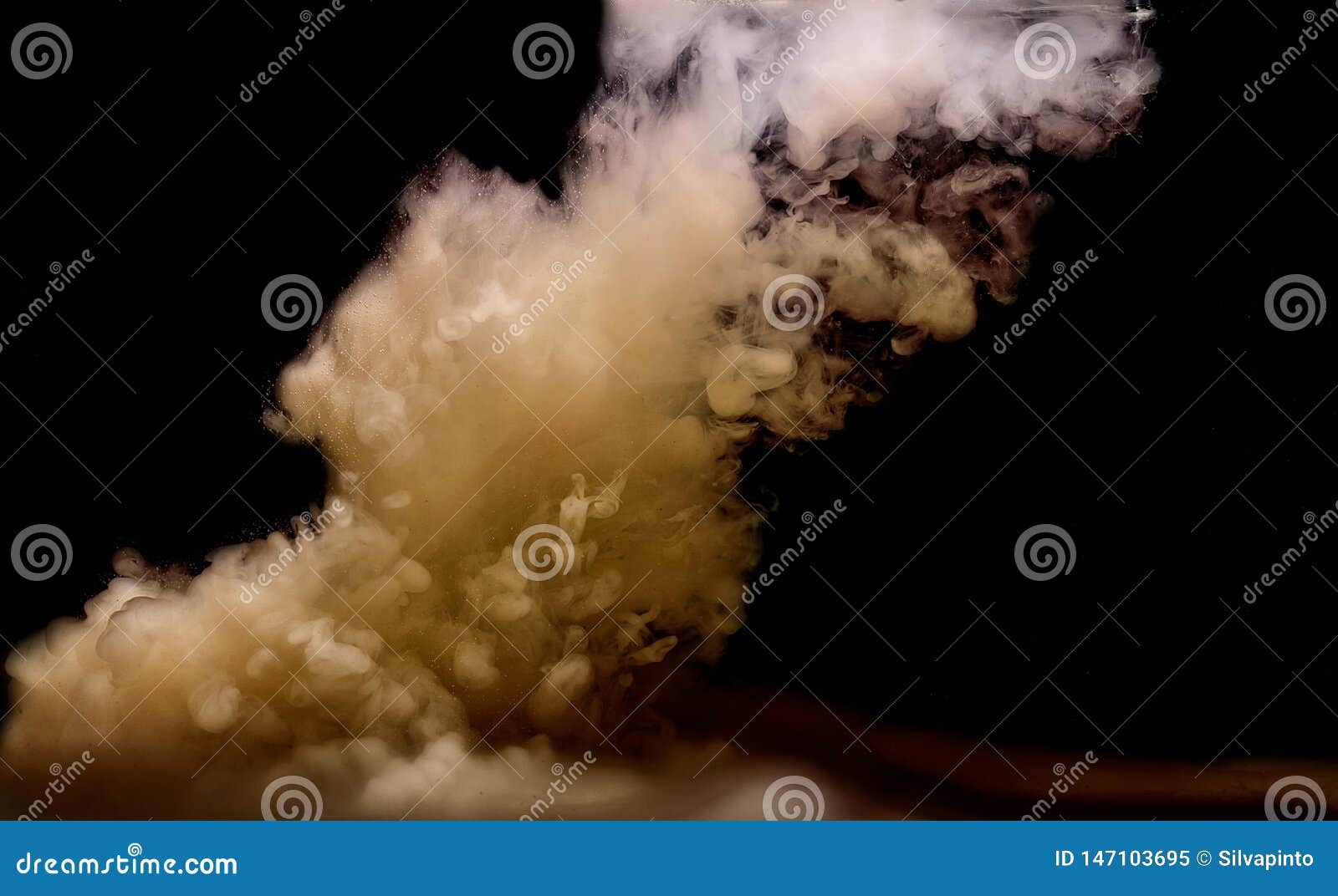 Liquid Water Explosions. Underwater Liquid Photography Stock Image ...
