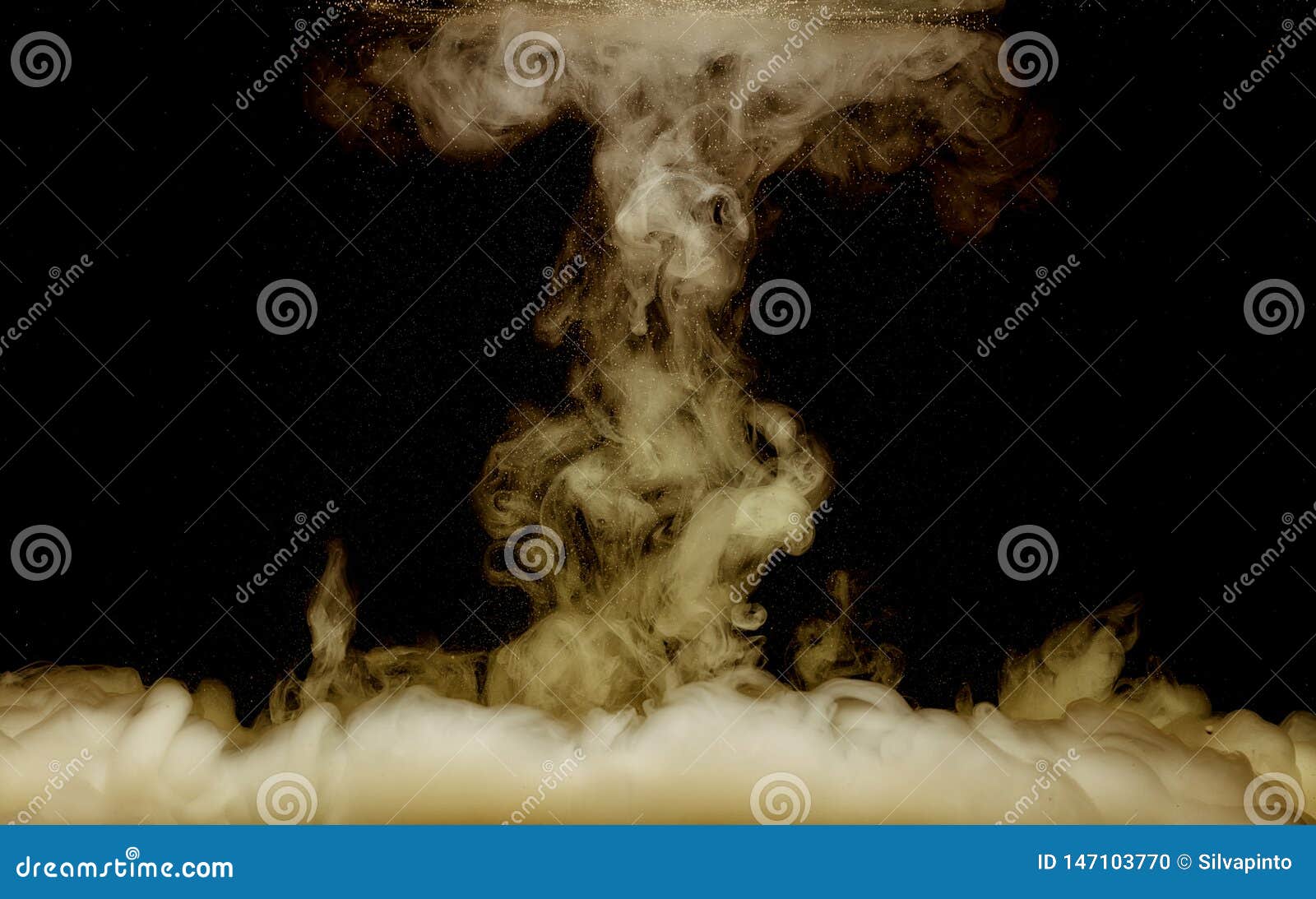 Liquid Water Explosions. Underwater Liquid Photography Stock Photo ...