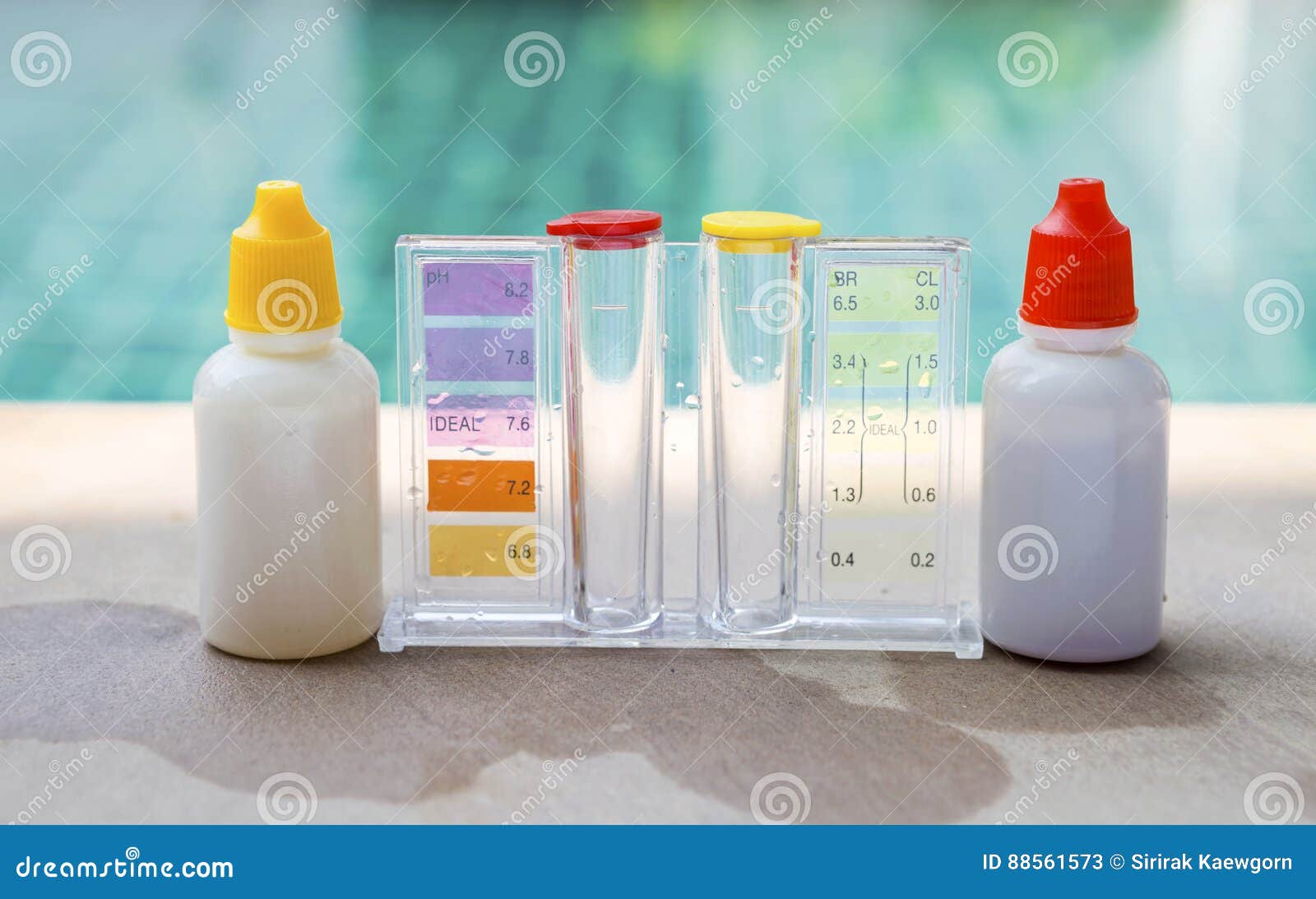 Liquid Water Testing Test Kit Stock Image - Image of chlorine, clean ...