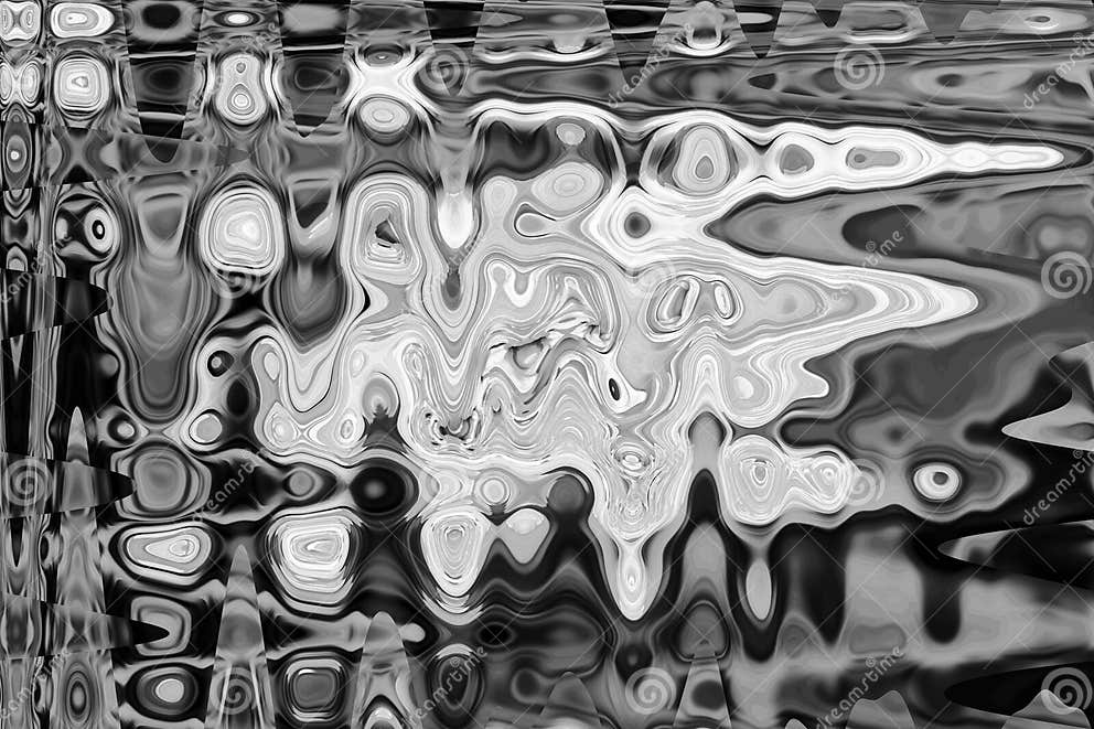 LIQUID WAVE PATTERN in BLACK and WHITE Stock Illustration ...