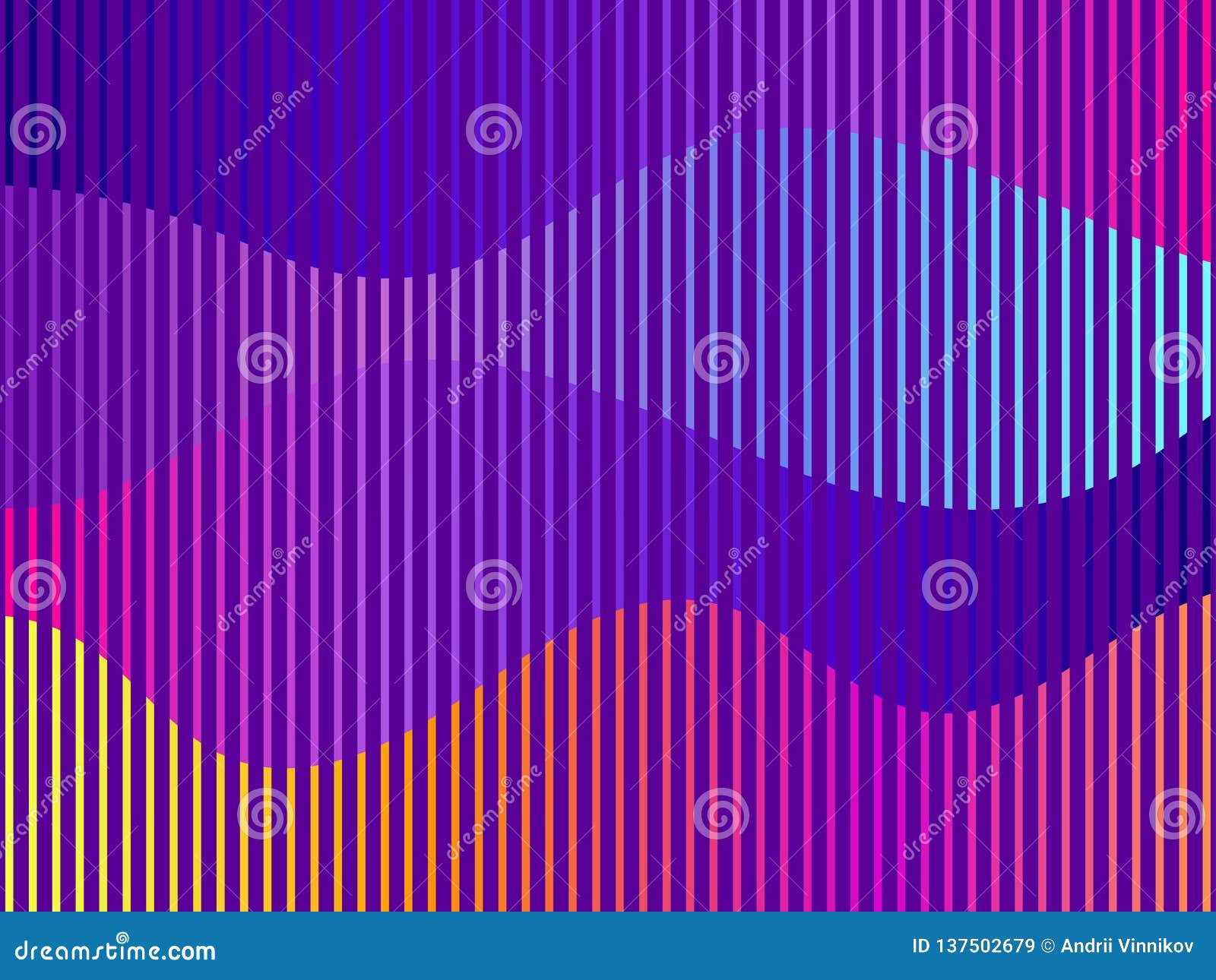 Liquid Wave, Violet Gradient. Modern Trend Background. Synthwave ...