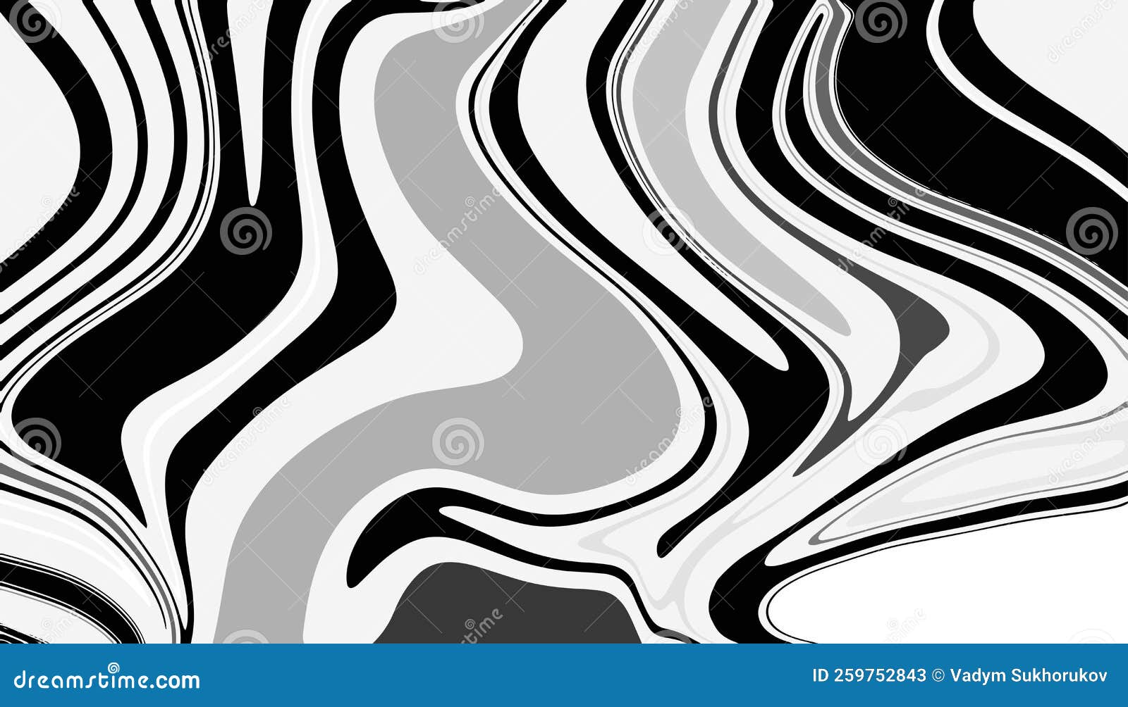 Liquid Wavy Texture. Abstract Marble Background Stock Vector ...