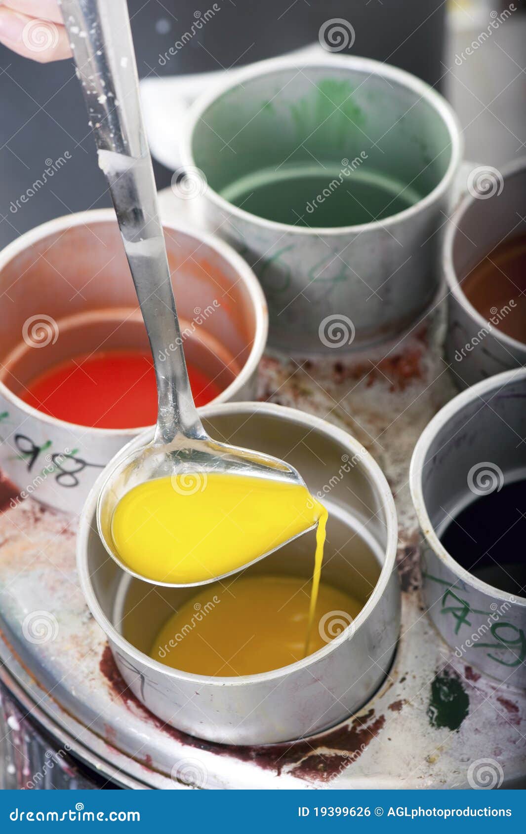 Liquid wax colors stock photo. Image of industry, colorful - 19399626