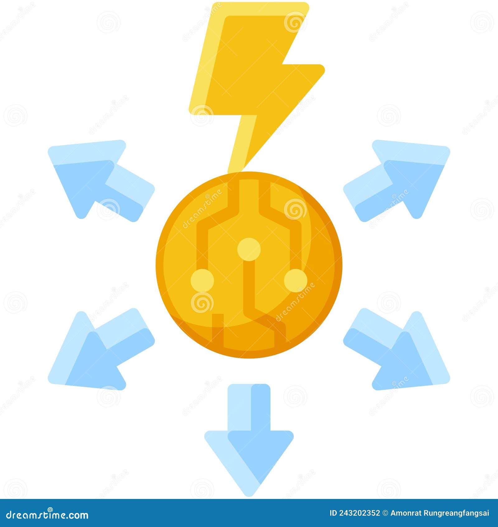 Liquidation Icon, DeFi Related Vector Illustration Stock Vector ...