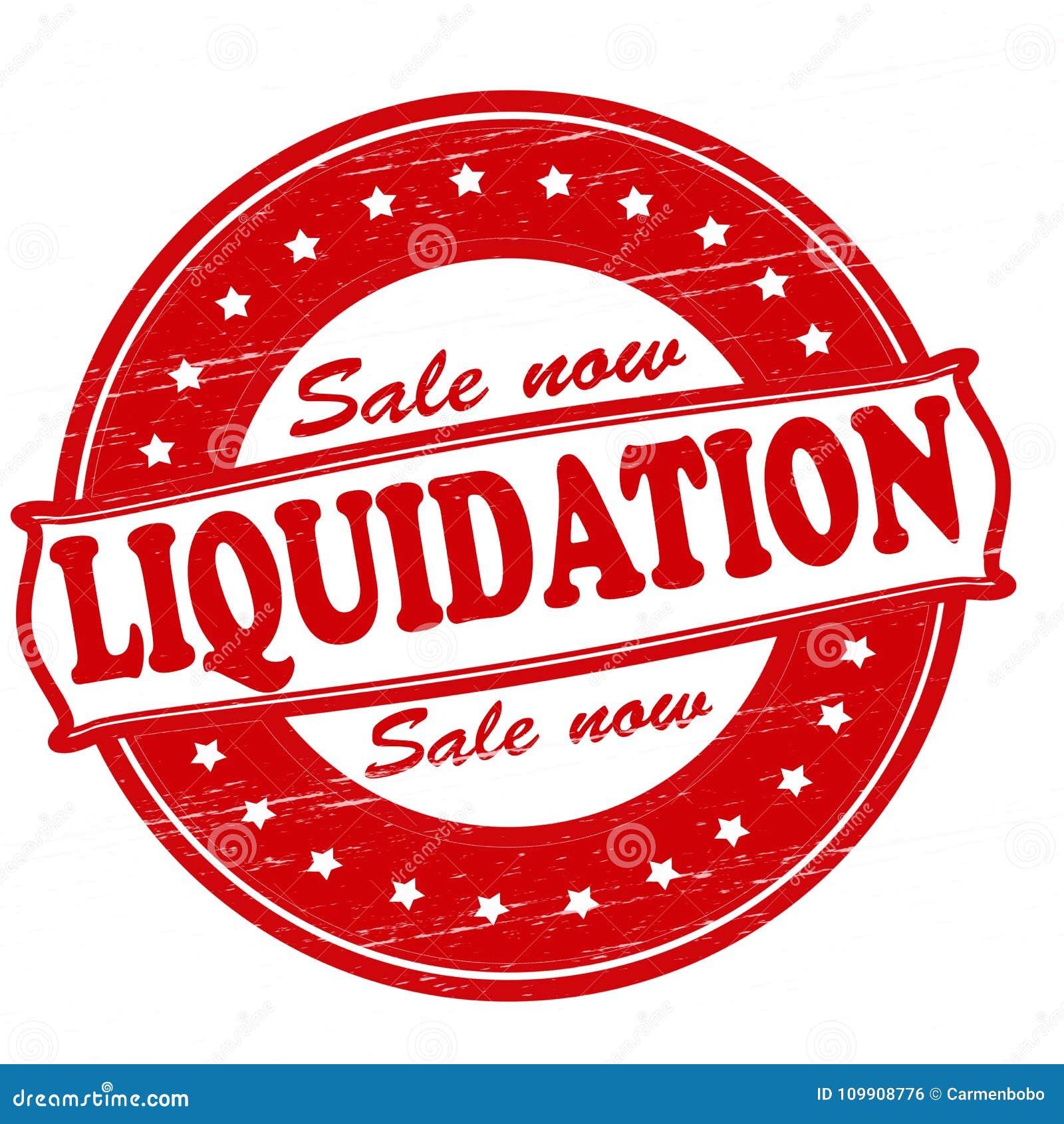 Liquidation stock illustration. Illustration of grunge - 109908776