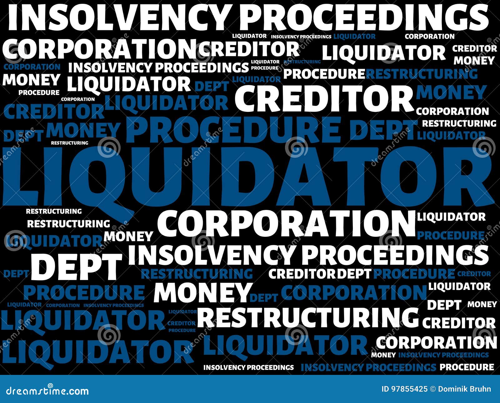 LIQUIDATOR - Image with Words Associated with the Topic INSOLVENCY ...