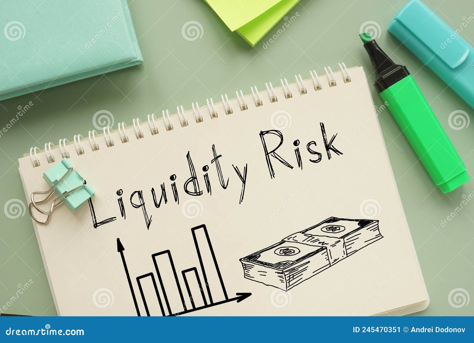 Liquidity Risk is Shown on the Photo Using the Text Stock Image - Image ...