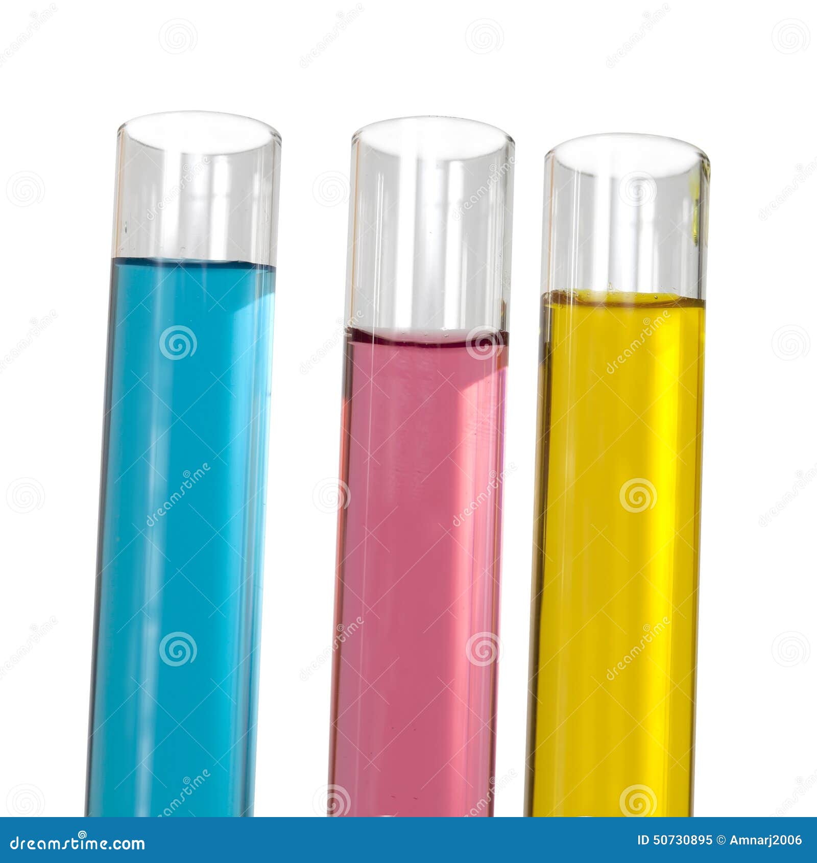 Liquids in test tubes stock image. Image of research - 50730895