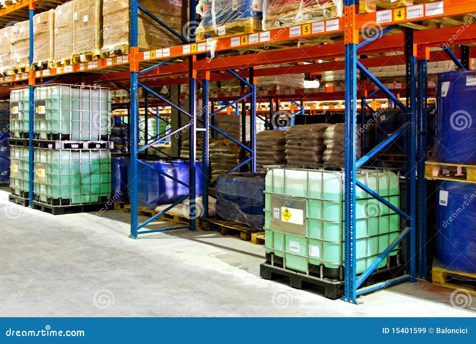Liquids warehouse stock image. Image of rack, reservoir - 15401599
