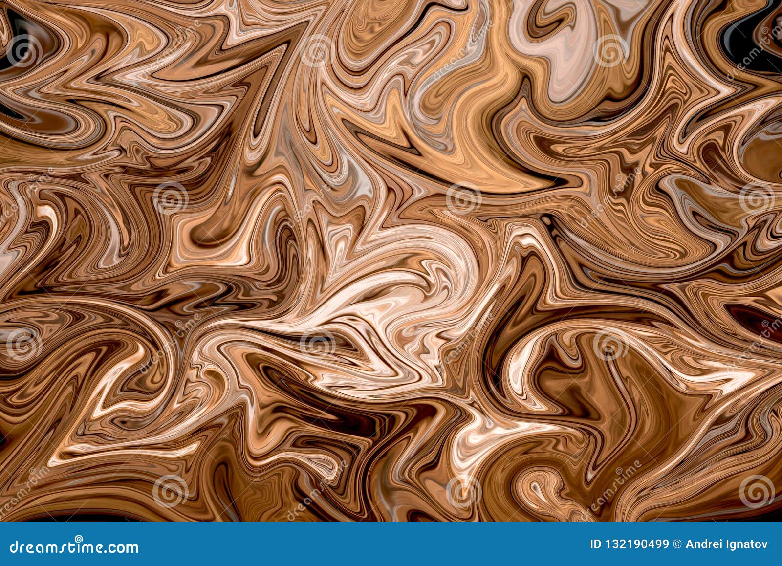 Liquify Abstract Pattern with Brown, White and Grey Graphics Color Art ...