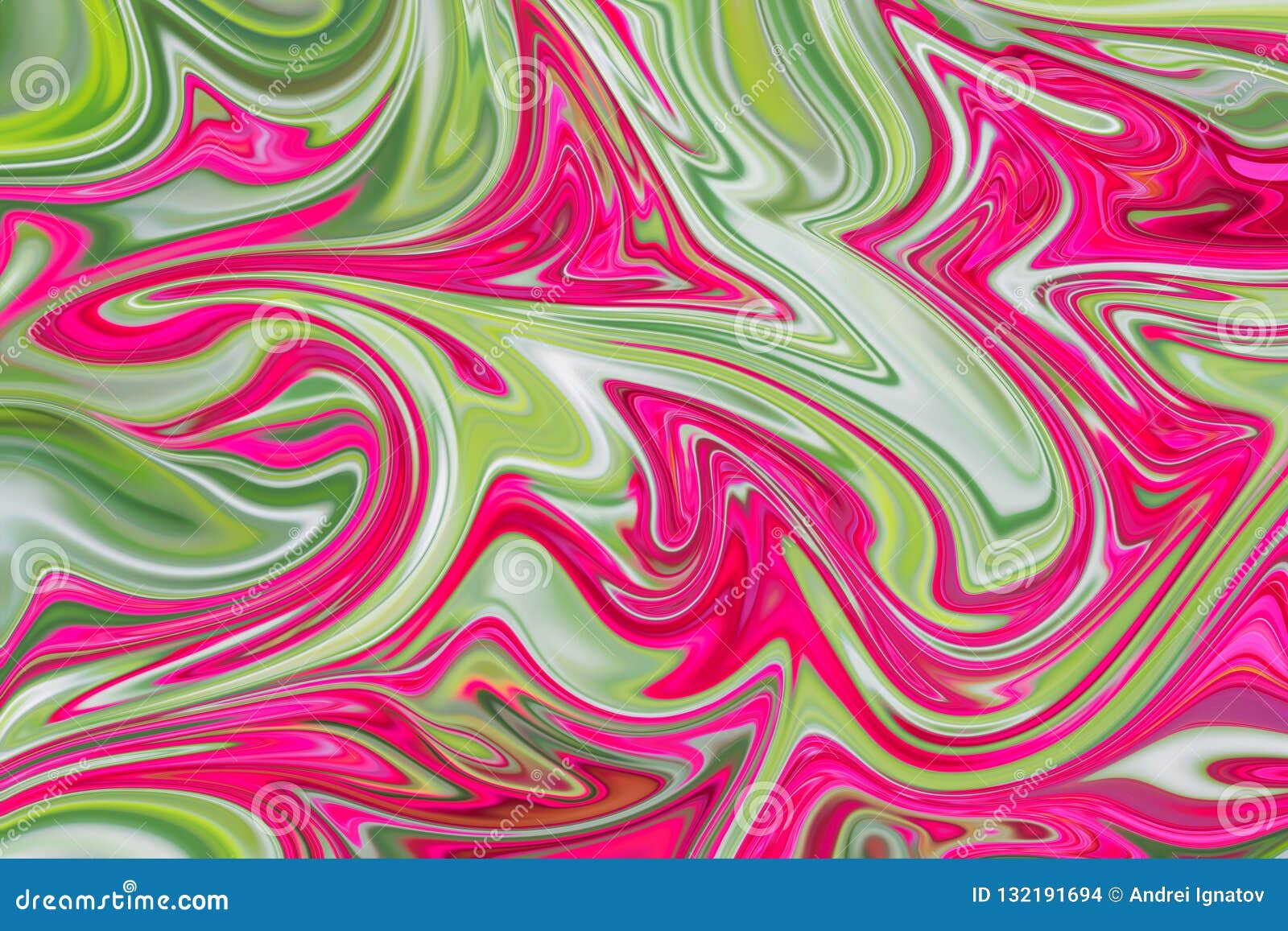Liquify Abstract Pattern with DeepPink, Green and Pink Graphics Color ...