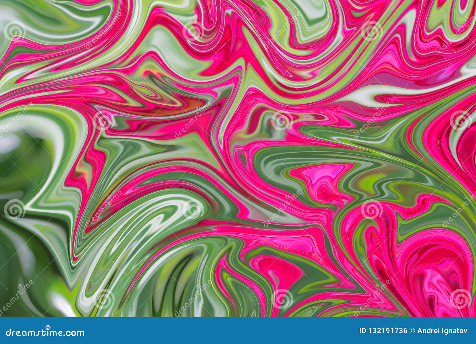 Liquify Abstract Pattern with DeepPink, Green and Pink Graphics Color ...