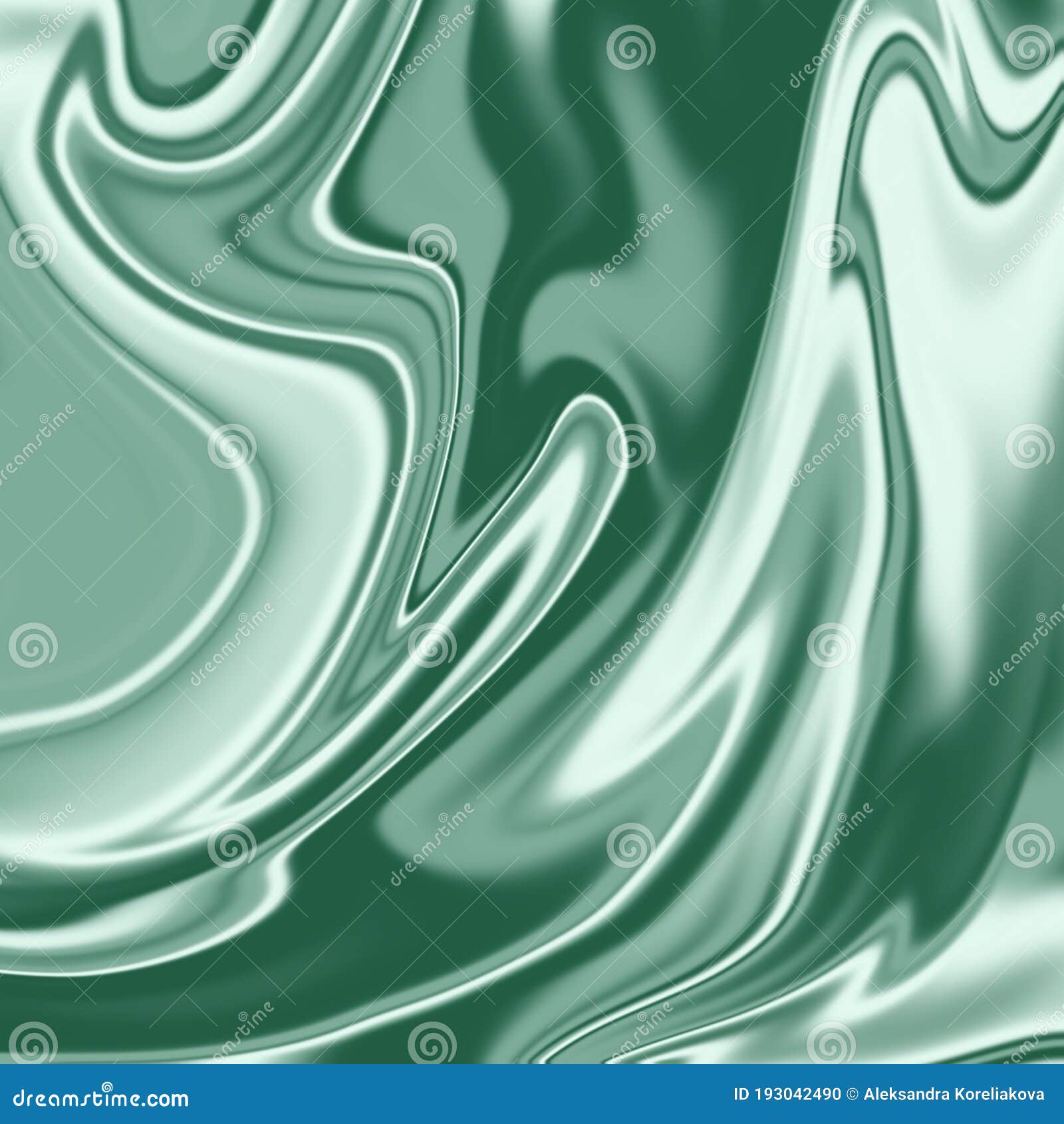 Liquify Background Effect in Green. Stock Illustration - Illustration ...