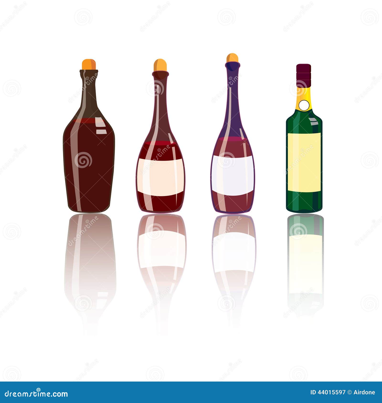 Liquor Bottles stock vector. Illustration of alcohol - 44015597
