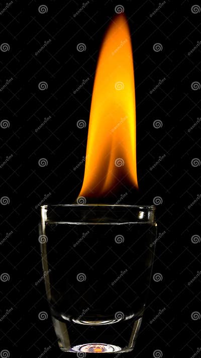 Liquor on fire stock image. Image of splashing, splashes - 6537911