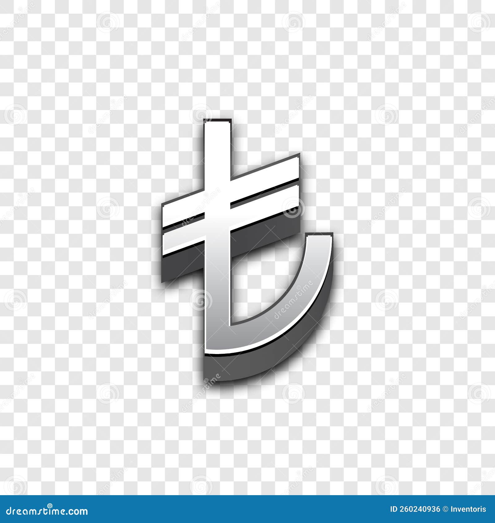 Lira 3d Sign Illustration Isolated. Stock Vector - Illustration of ...