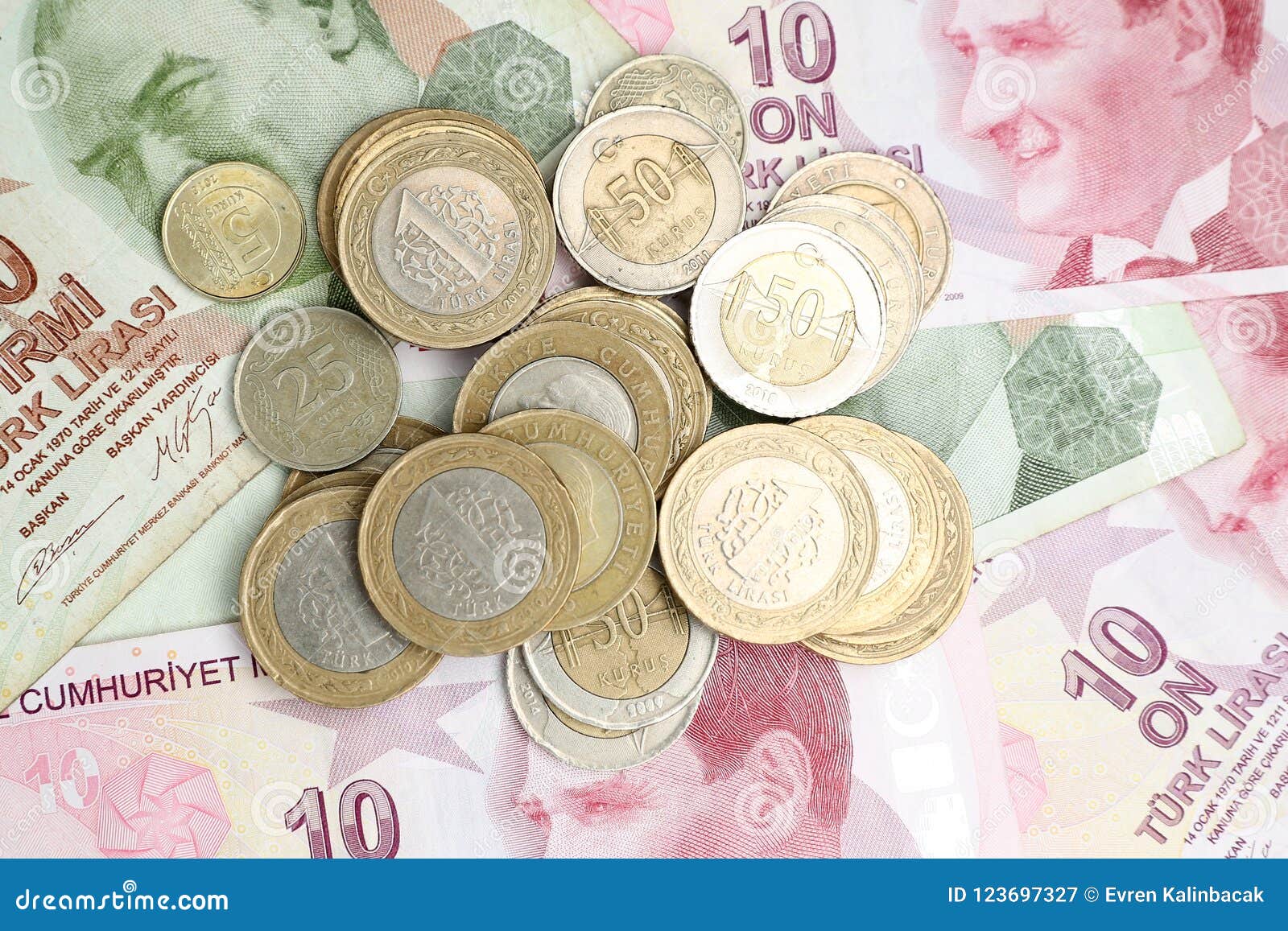 Lira turca imagen de archivo. Imagen de negocios, finanzas - 123697327