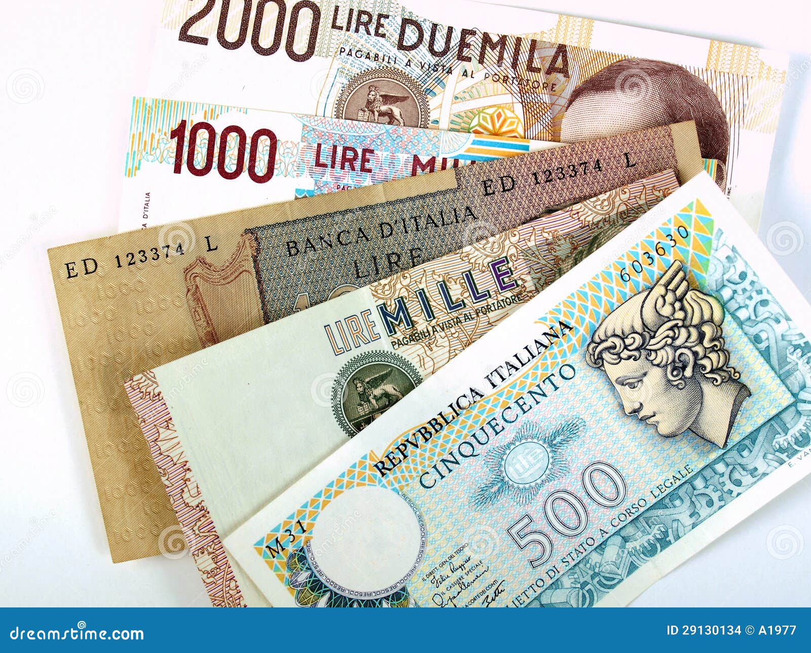 Lire italiane fotografia stock. Immagine di banconote - 29130134