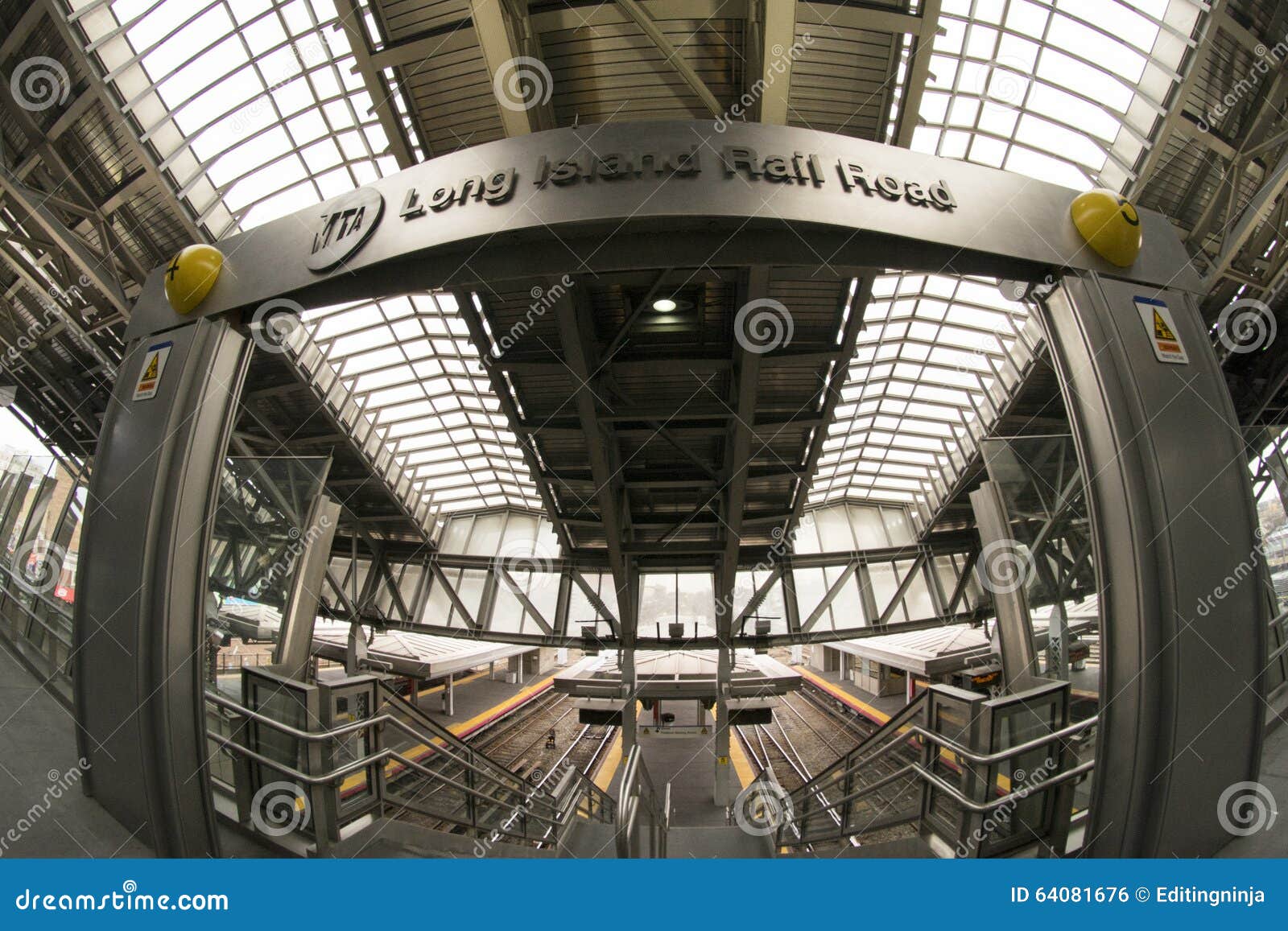 Jamaica Station MTA Train Platforms Editorial Photo | CartoonDealer.com ...
