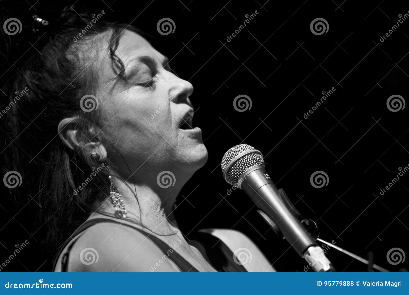 LISA GERMANO PERFORMS in ROME Editorial Stock Photo - Image of music ...