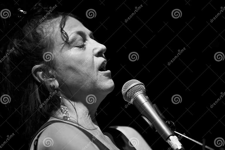 LISA GERMANO PERFORMS in ROME Editorial Stock Photo - Image of music ...