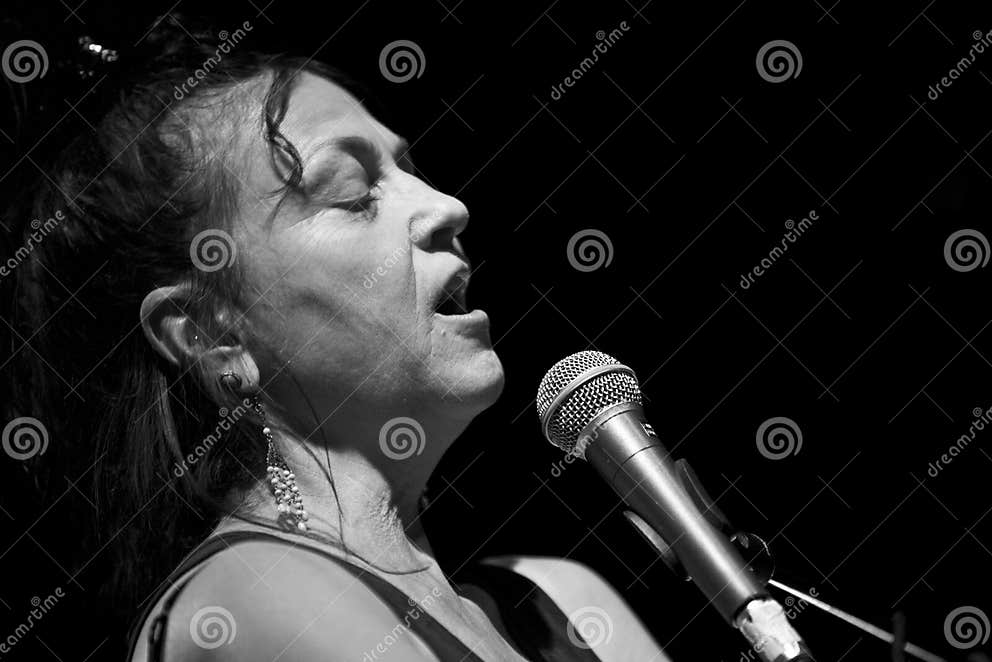 LISA GERMANO PERFORMS in ROME Editorial Stock Photo - Image of music ...