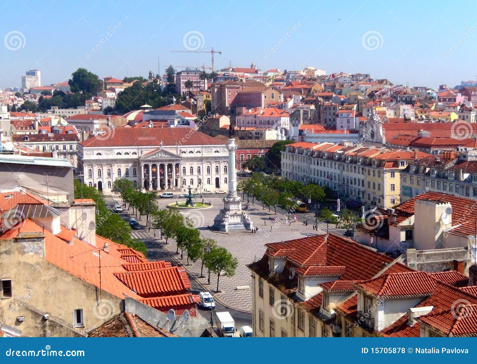 Lisbon stock photo. Image of landscape, traditional, panoramic - 15705878