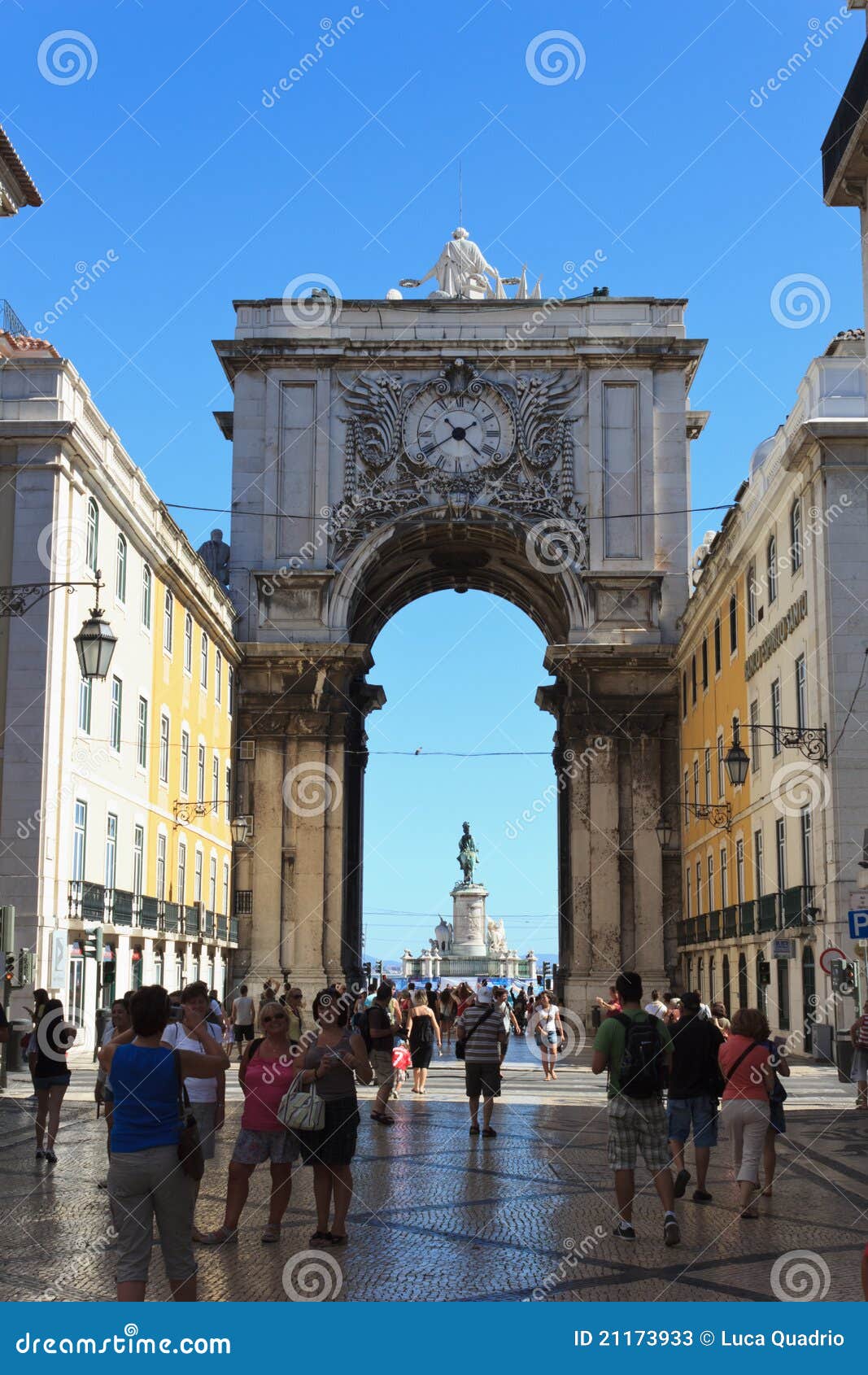Lisbon Arch editorial stock photo. Image of arch, lisbon - 21173933