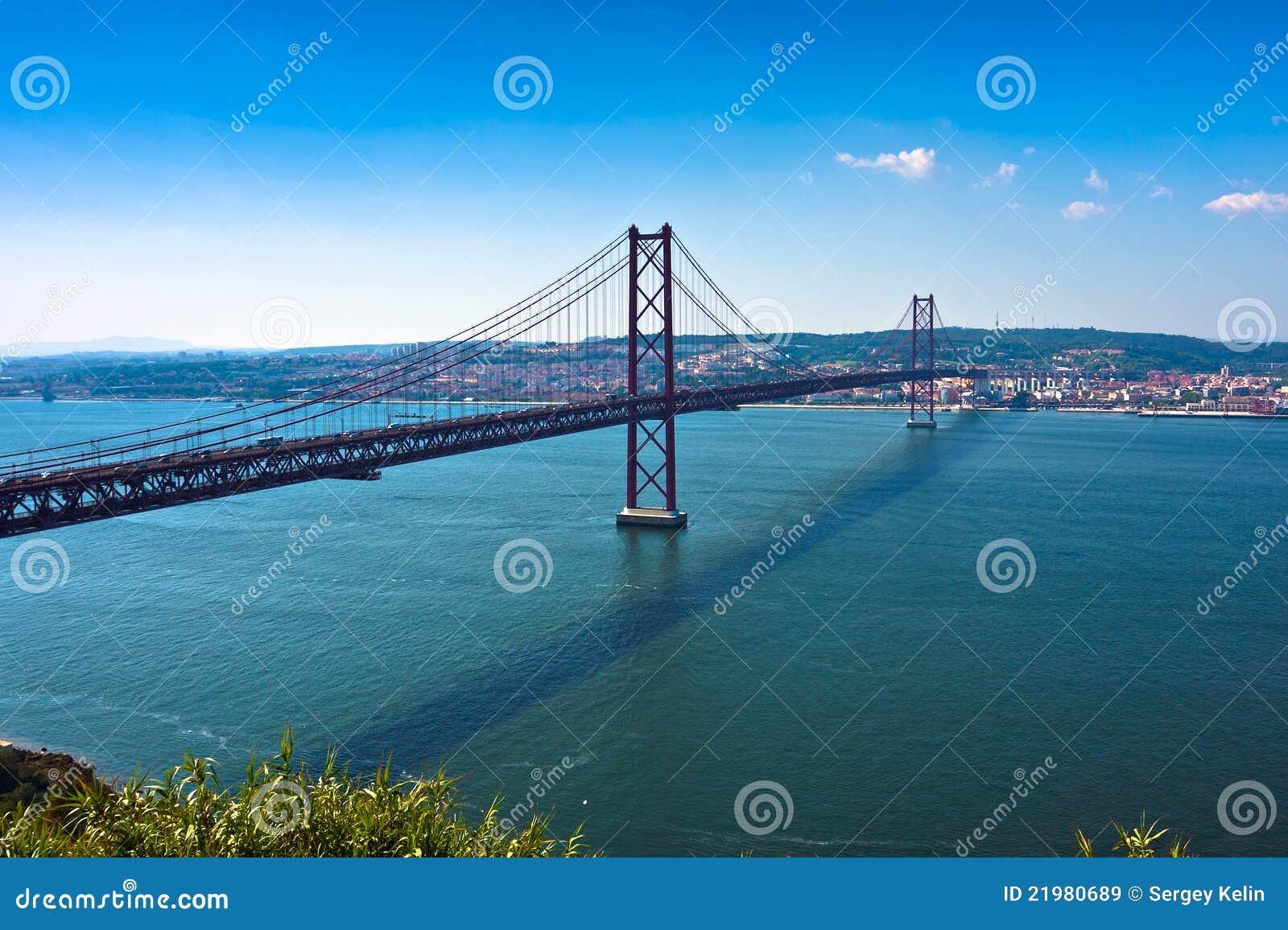 Lisbon Bridge - April 25th, Portugal Stock Image - Image of cityscape ...