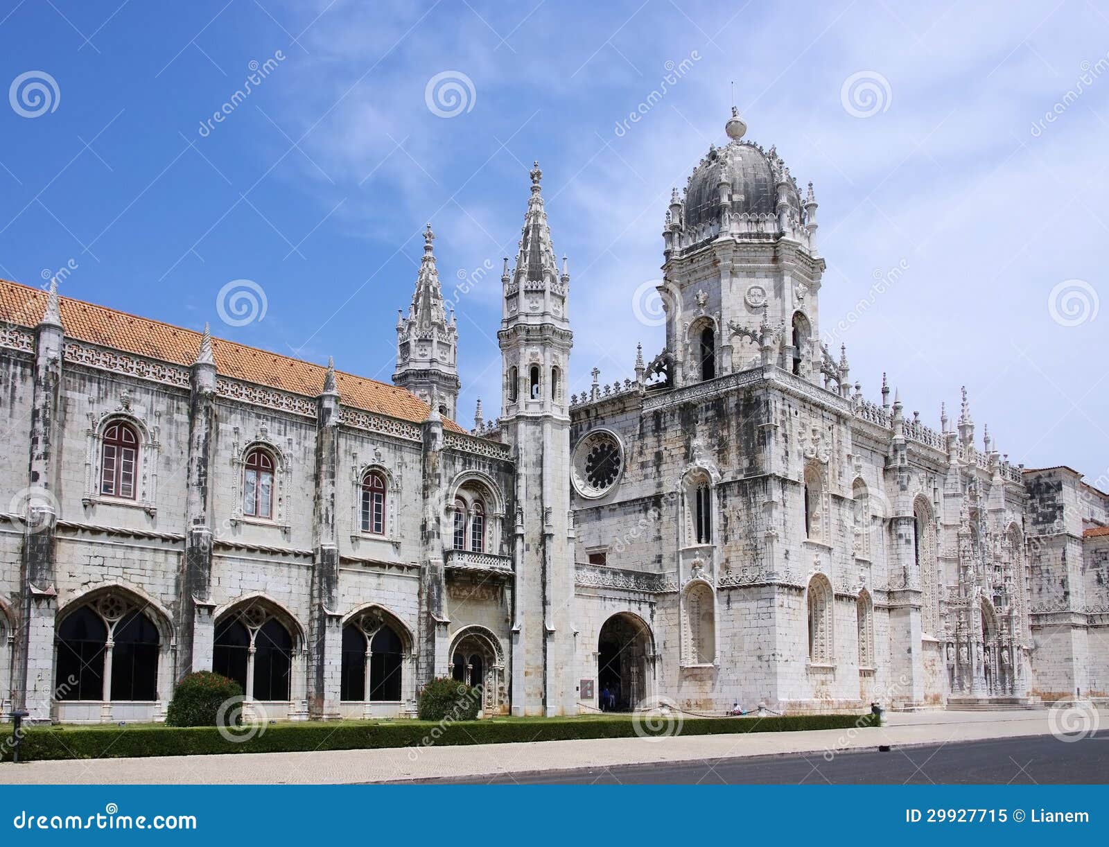 Lisbon Jeronimos Monastery stock image. Image of monastery - 29927715