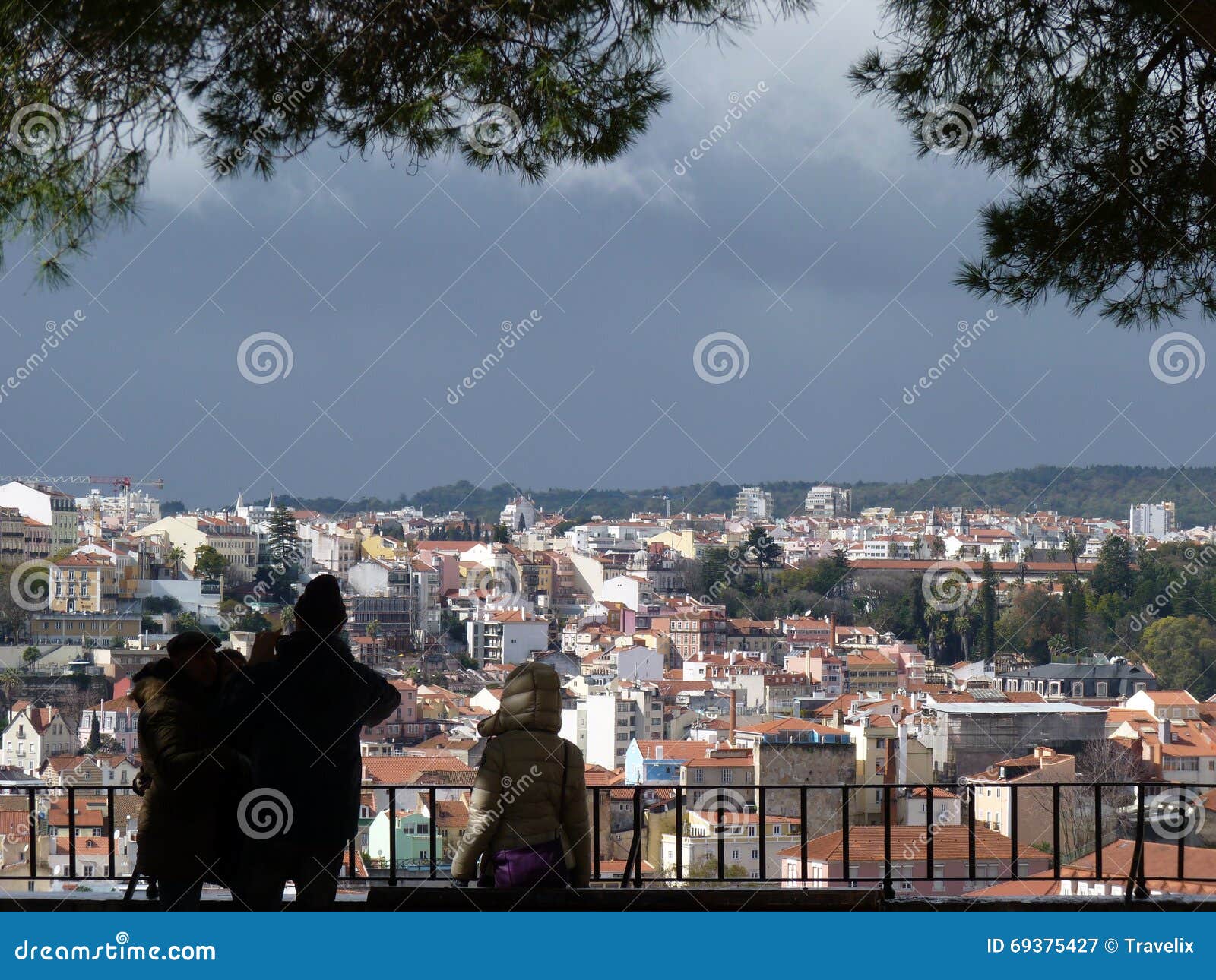 Lisbon miradouro editorial photography. Image of miradouro - 69375427