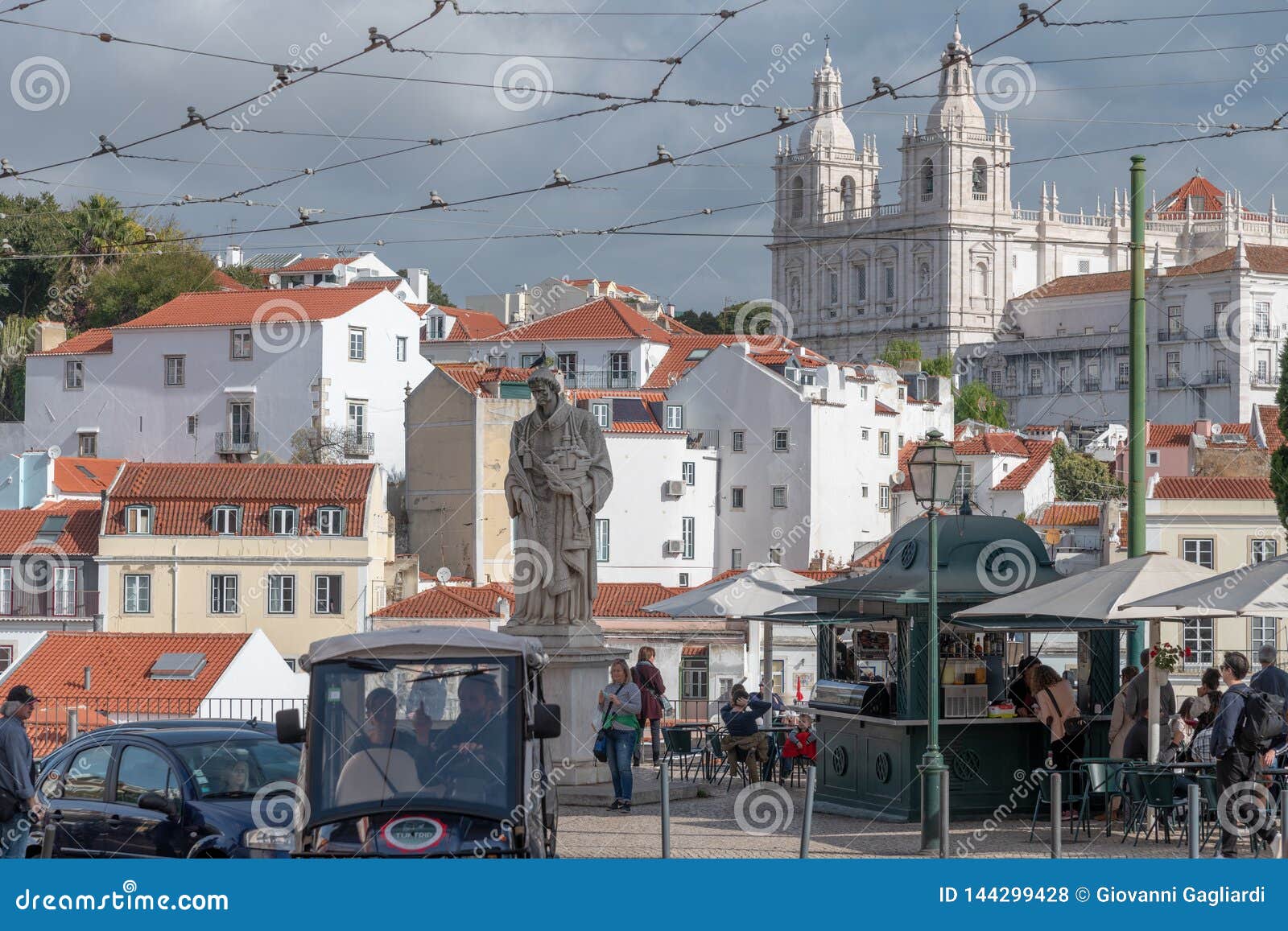 LISBON - OCTOBER 30, 2018: Tourists Visit Lisbon Center Editorial Stock ...