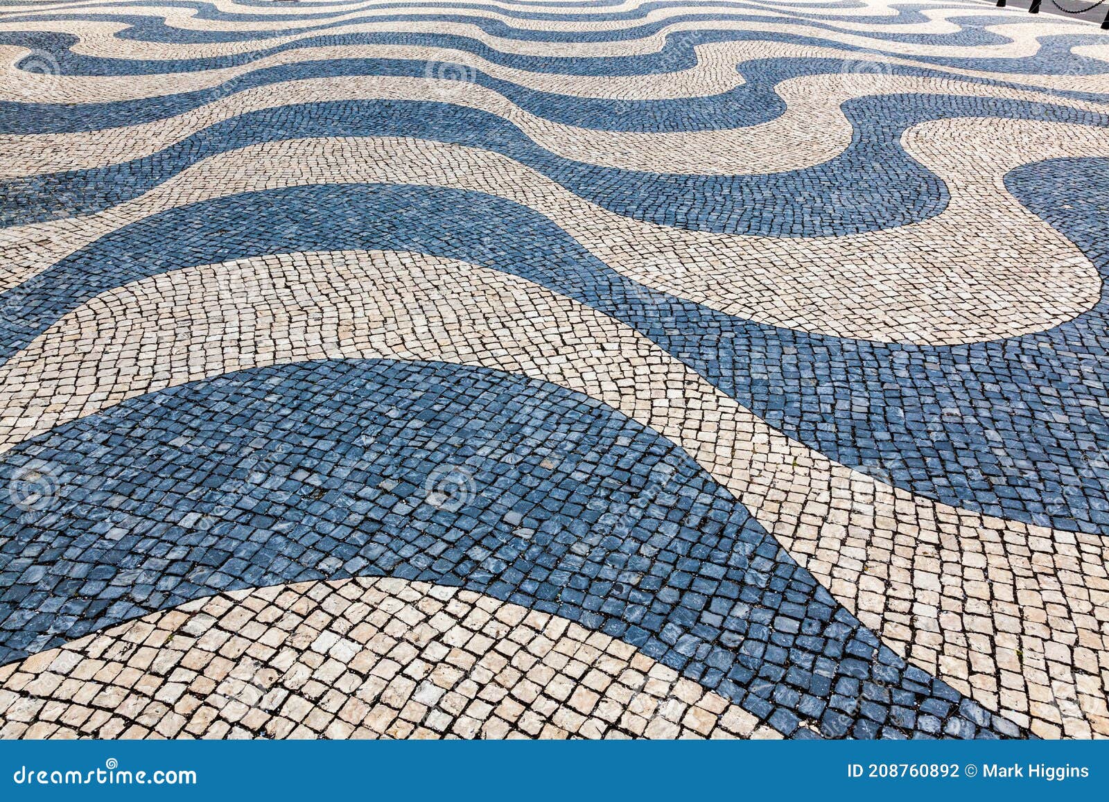 Lisbon pavement stock photo. Image of ground, europe - 208760892
